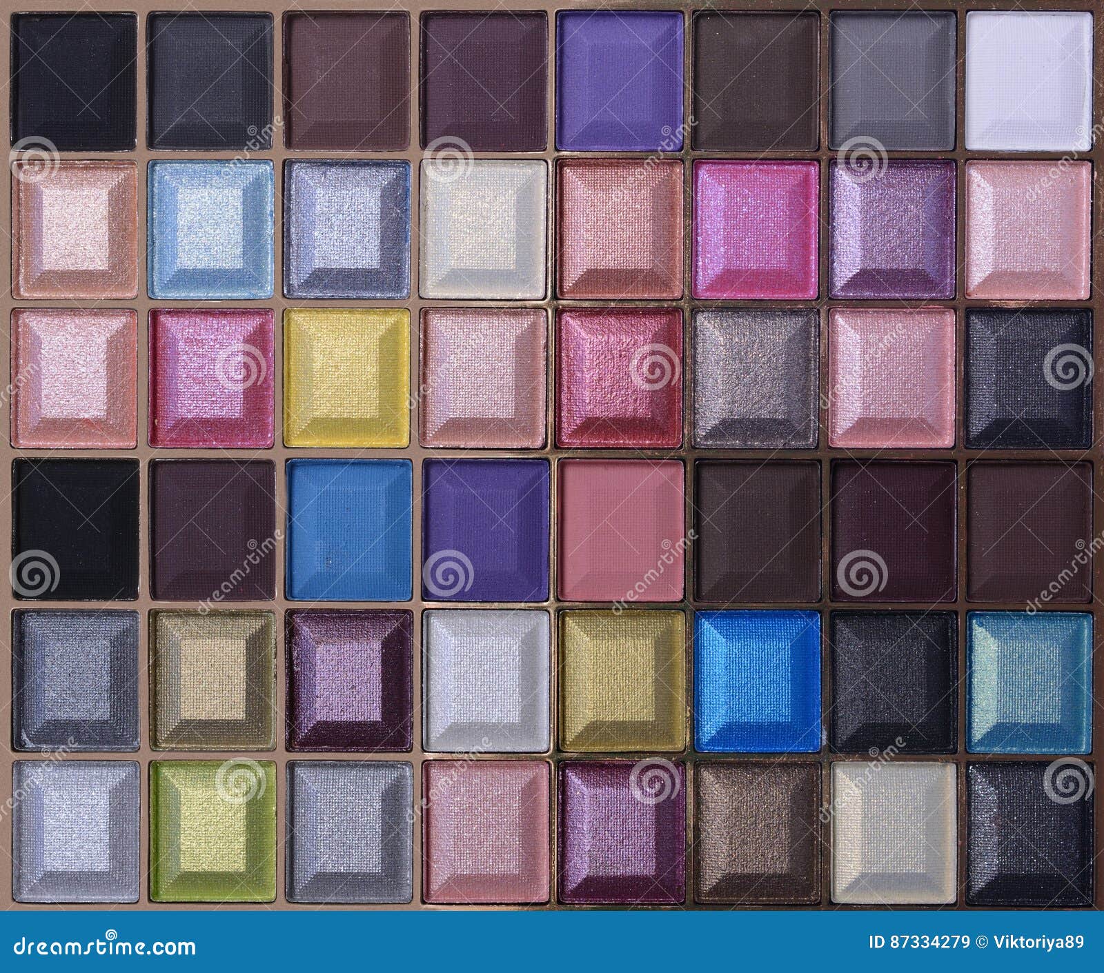 Background of Colored Eyeshadow for Makeup Stock Image - Image of color ...