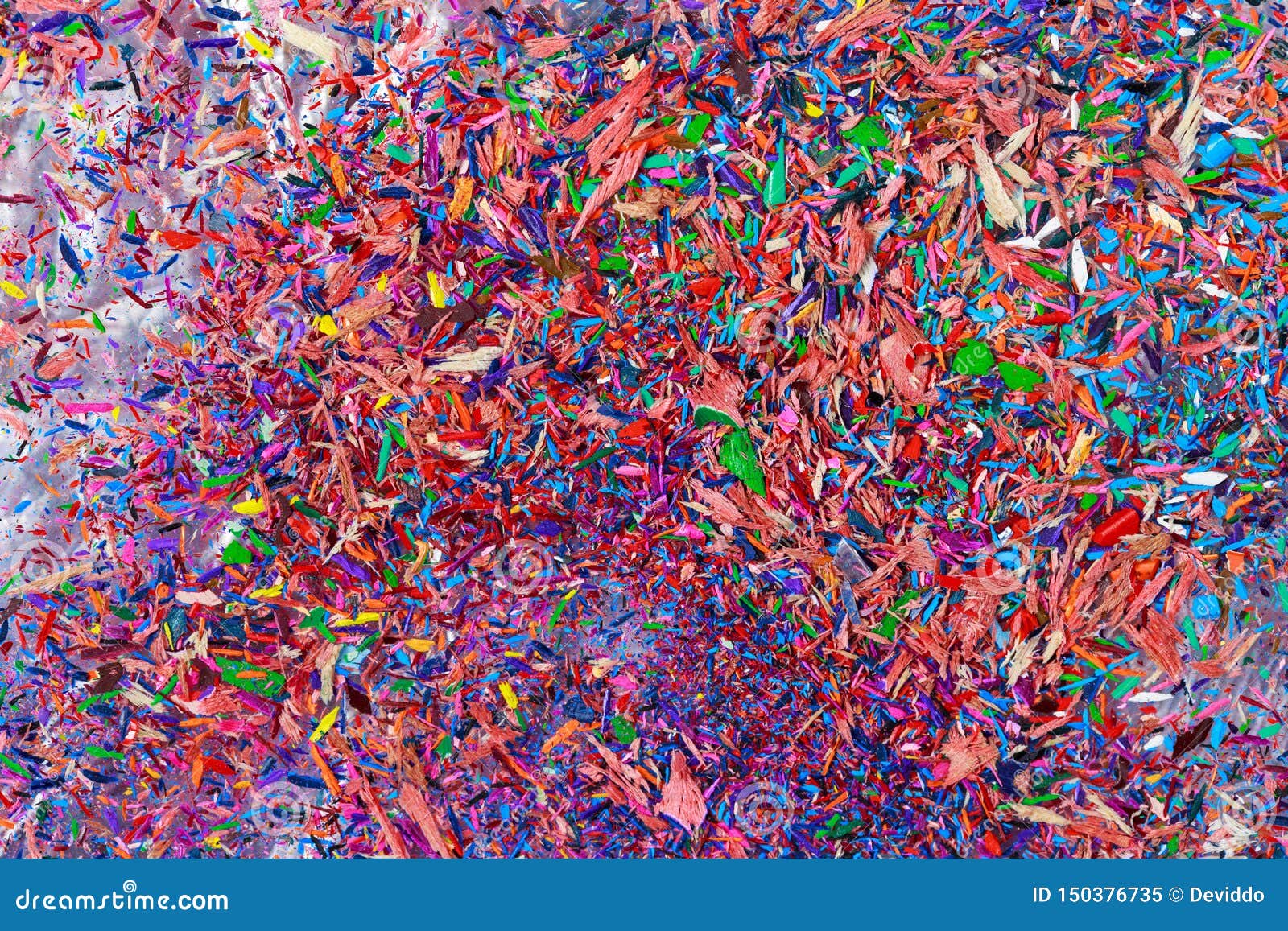 Colored graphite crumbs stock image. Image of orange - 150376735