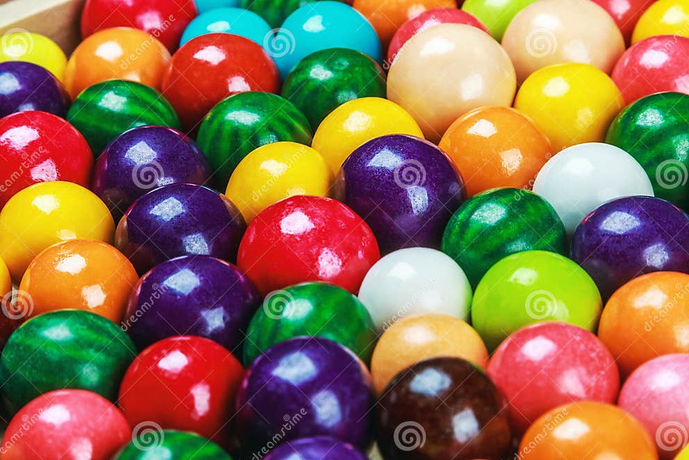Background of colored gum stock image. Image of packaging - 67190801