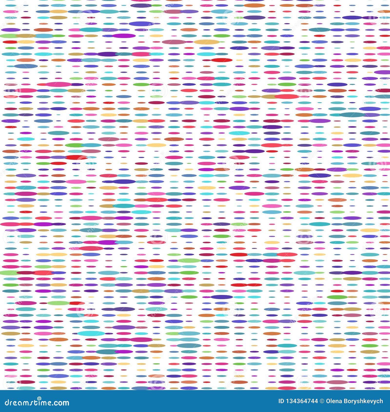 The Background of Colored Ovals of Variable Sizes Have Different ...