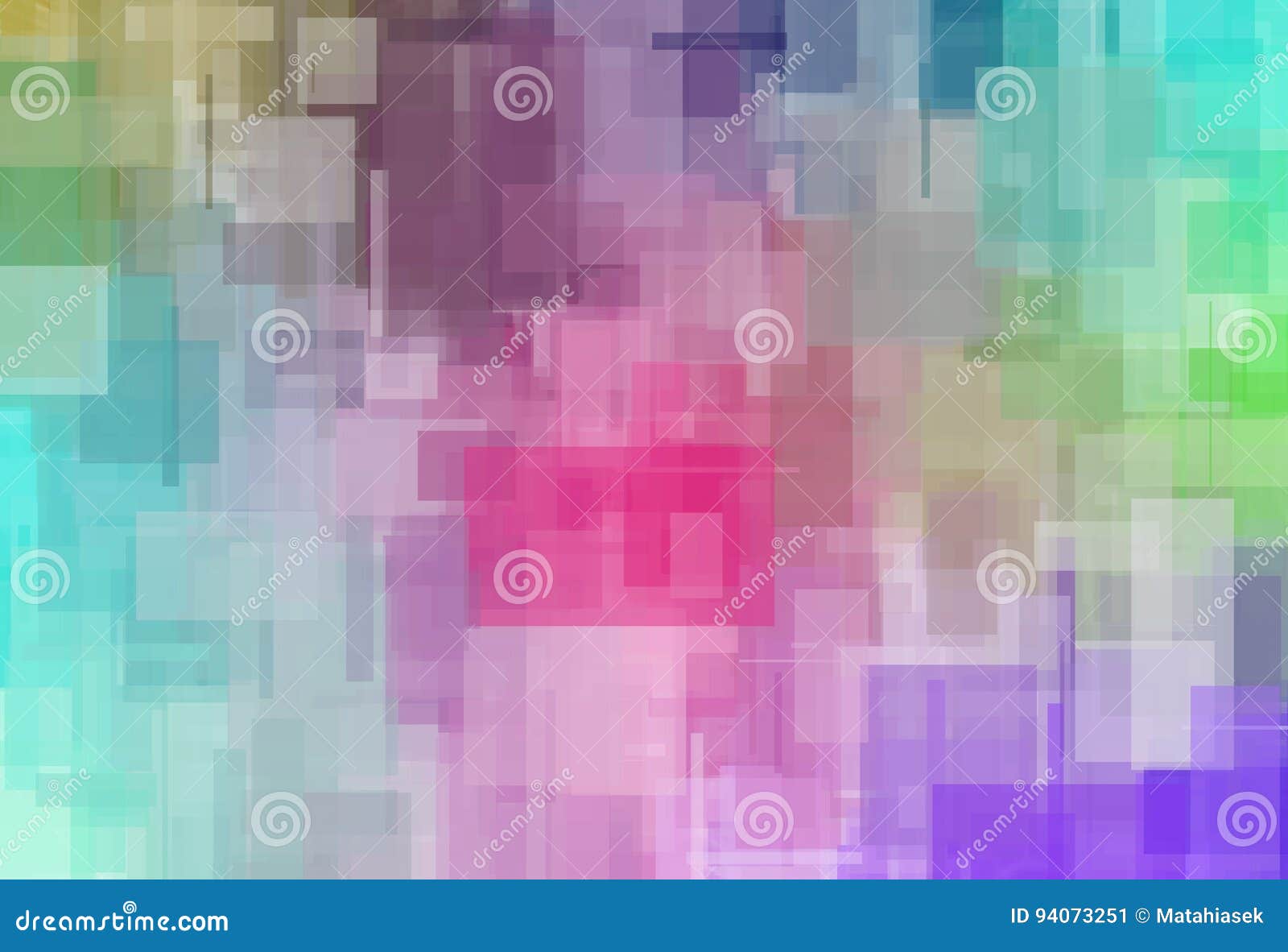 Background of Colored Overlapping Rectangles Stock Illustration ...