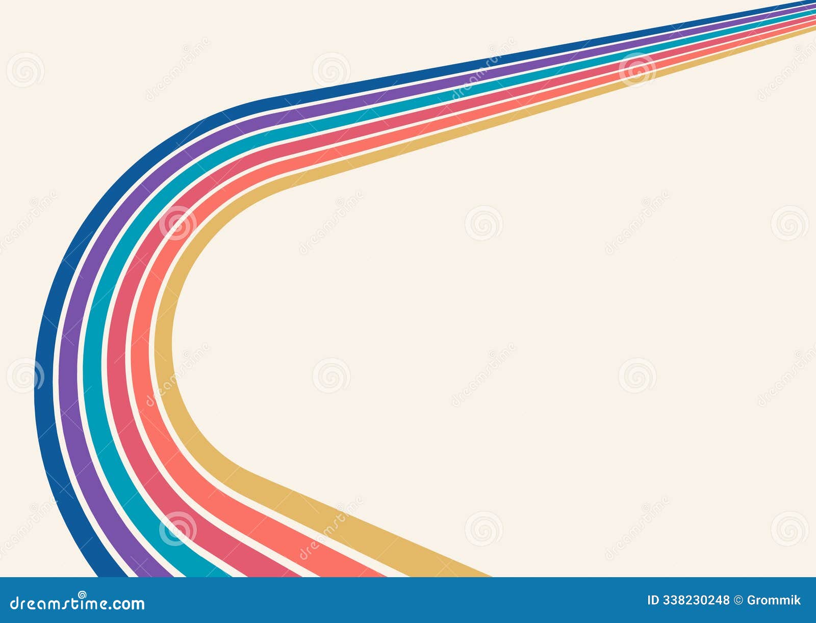 Background with Colored Parallel Lines. Colored Stripes Stock Vector ...
