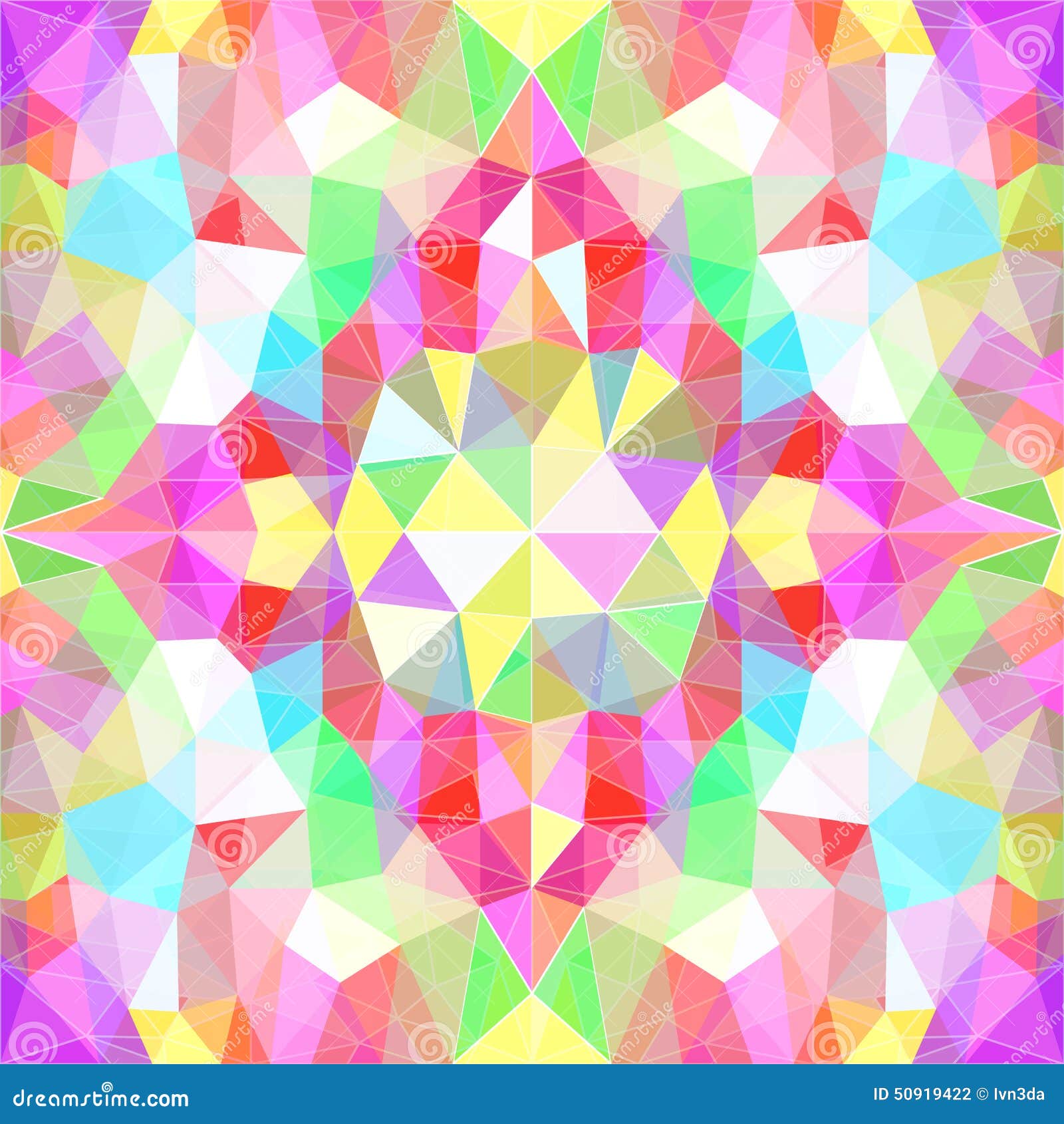 Background of Colored Polygons Stock Illustration - Illustration of ...