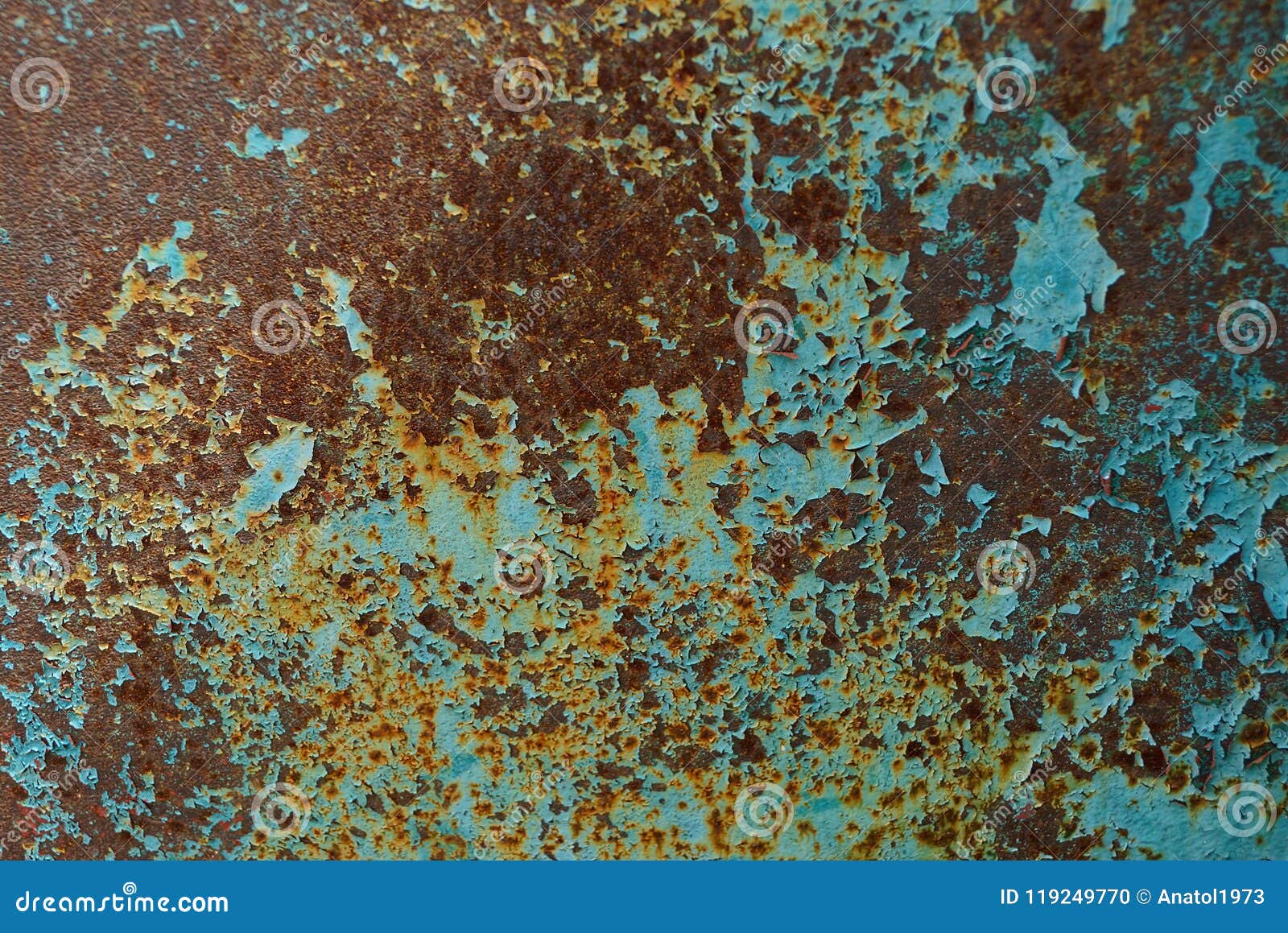 Texture of a Colored Rusty Metal Wall Stock Photo - Image of backdrop ...