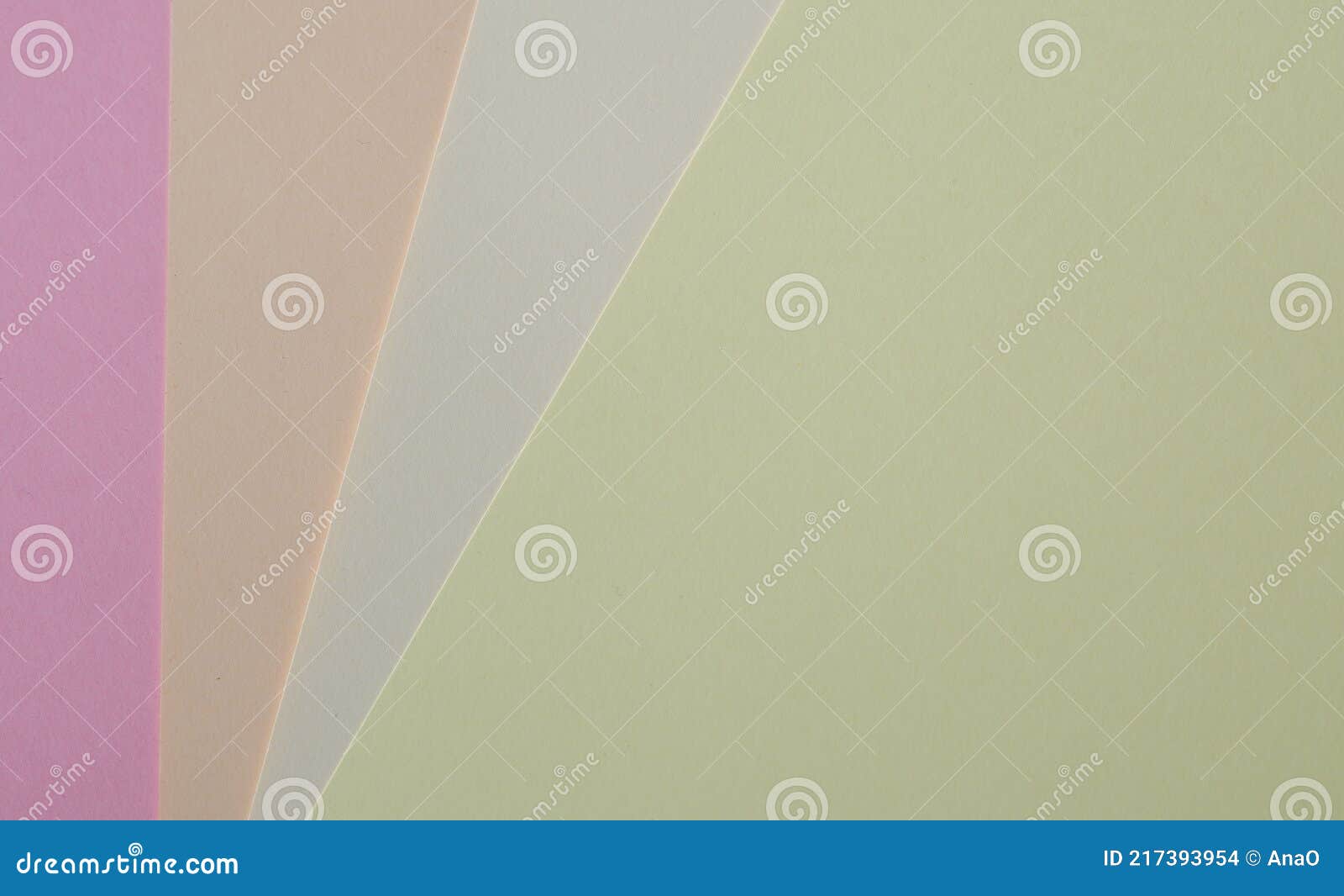 Background from Colored Sheets of Paper. Top View, Flat Lay Stock Photo ...