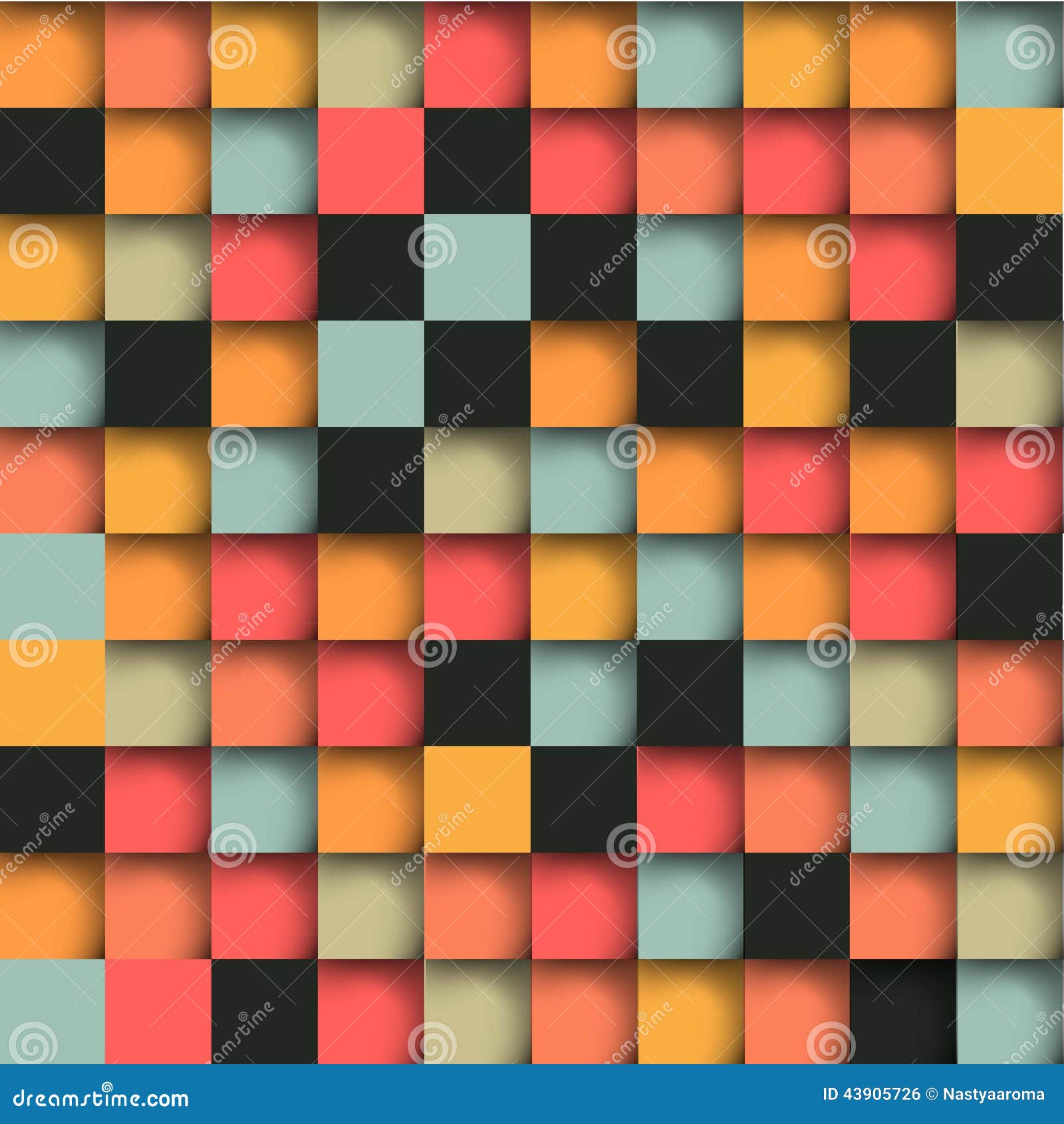 Background colored square stock vector. Illustration of geometrical ...