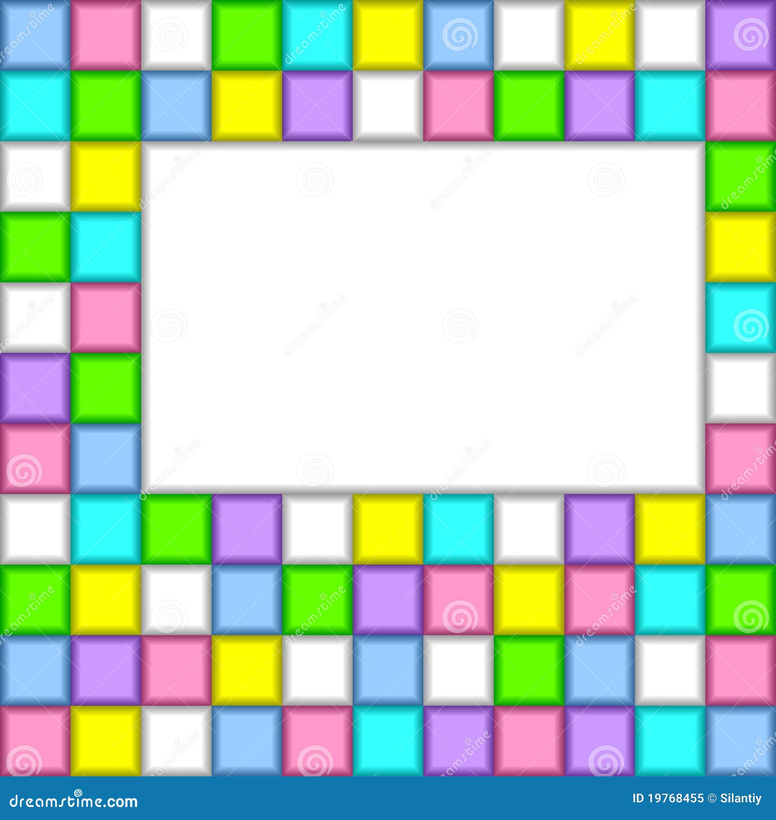 Background of Colored Squares. Stock Vector - Illustration of structure ...