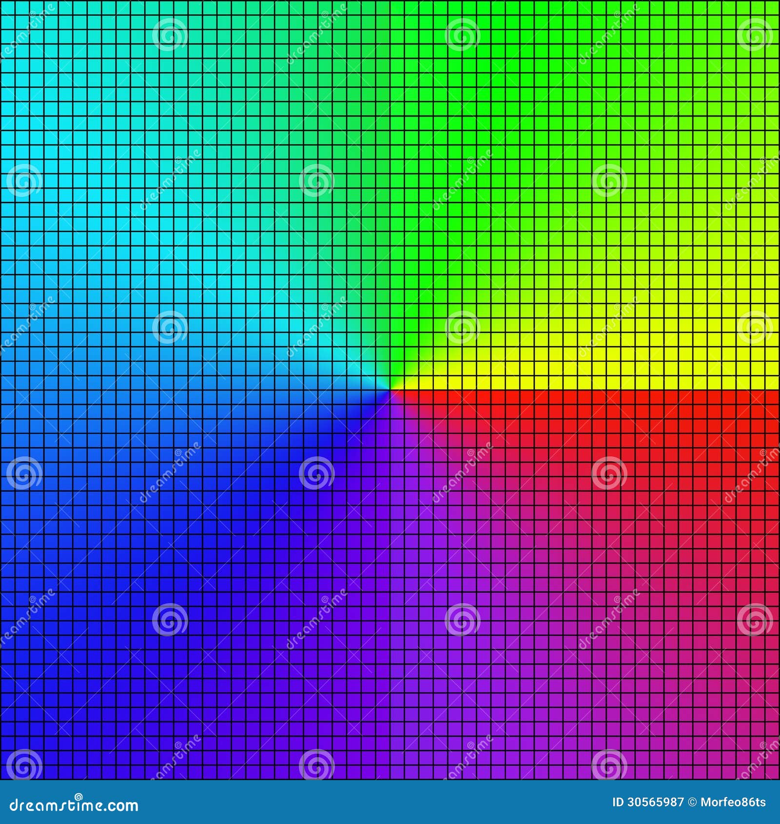 Background of Colored Squares Stock Illustration - Illustration of ...