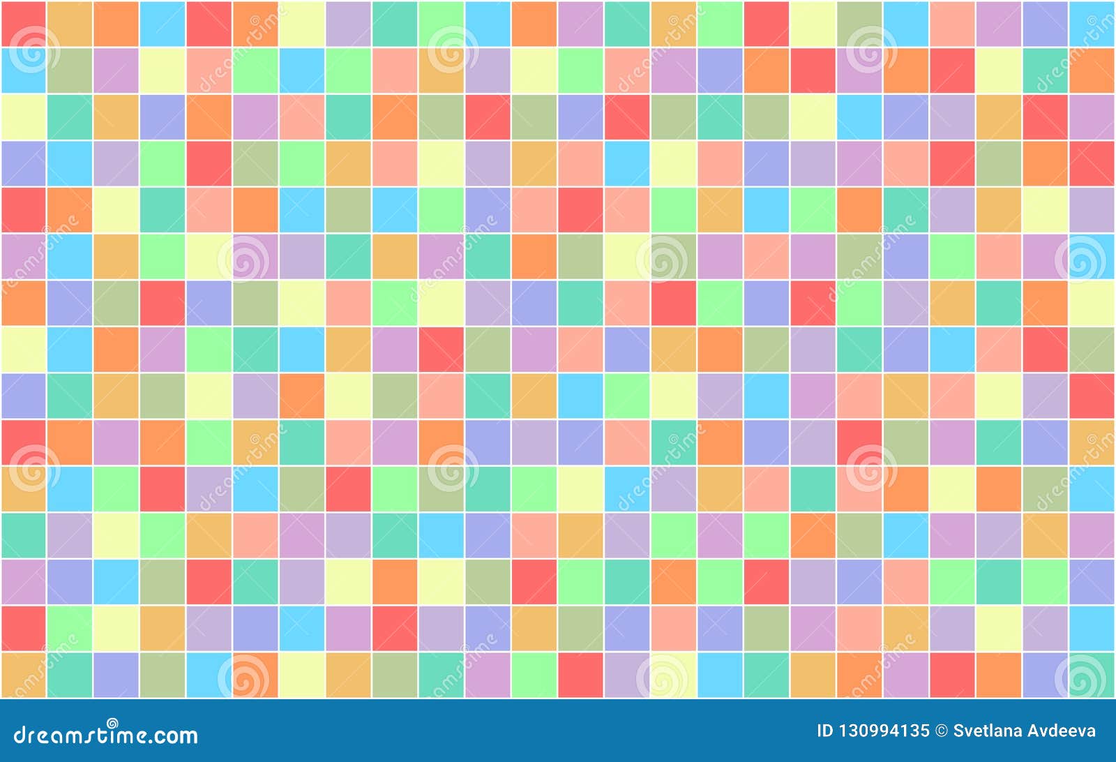 Background of Colored Squares Stock Illustration - Illustration of ...