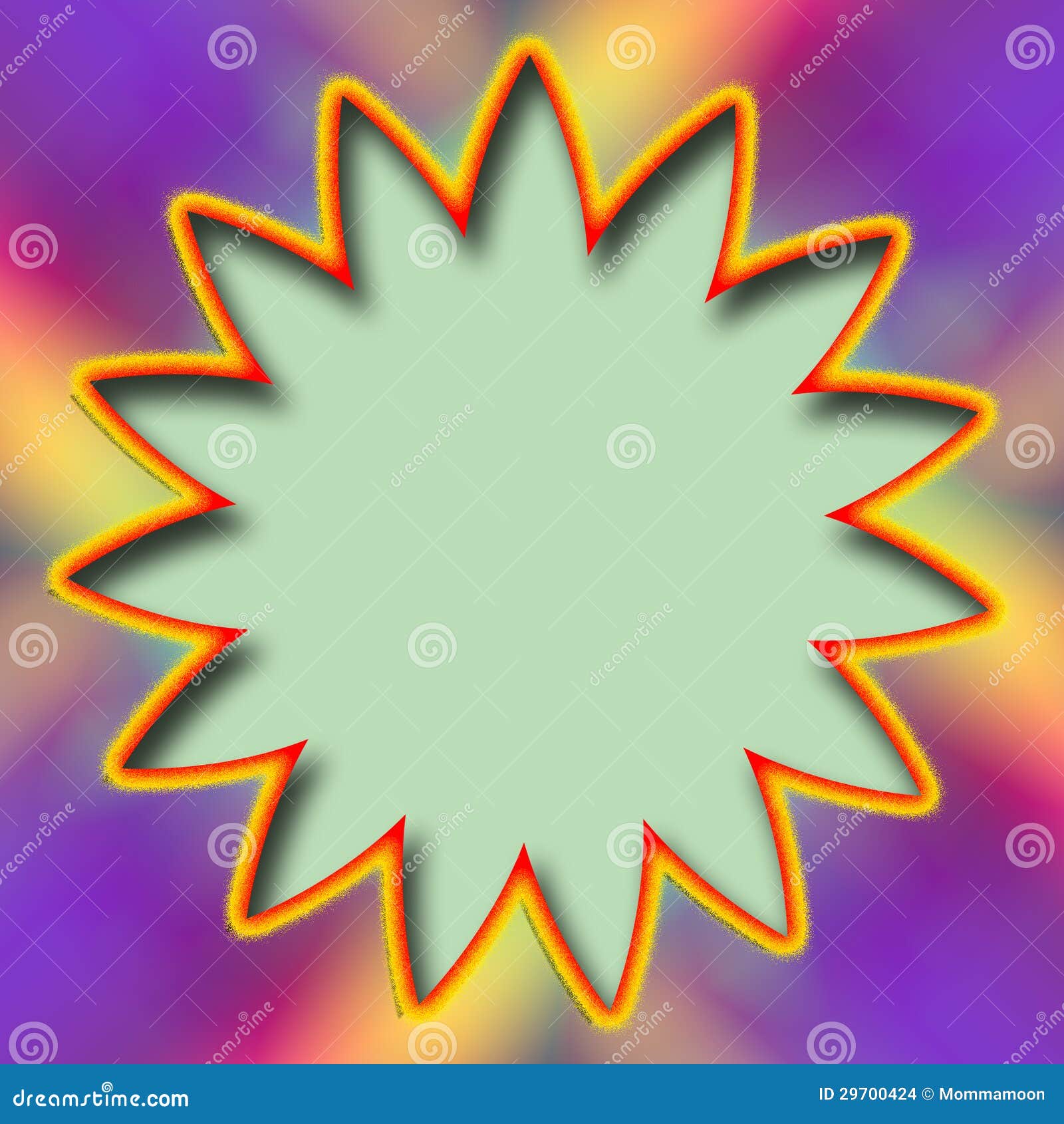 Colorful Abstract Background with Circle for Text Stock Illustration ...