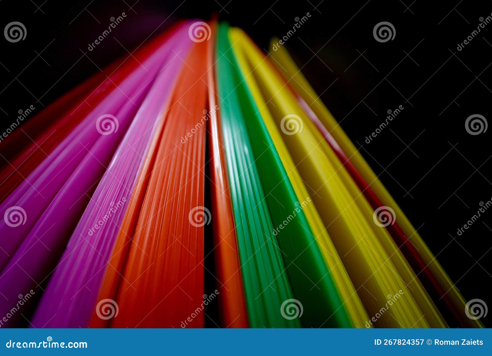 Background of Colorful Abstract Texture with Plastic Triangles Stock ...