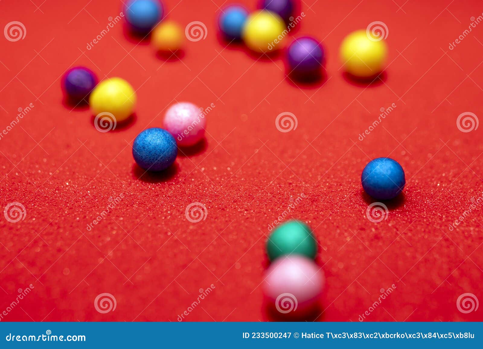 Background of Colorful Balls. Top View Stock Image - Image of festive ...