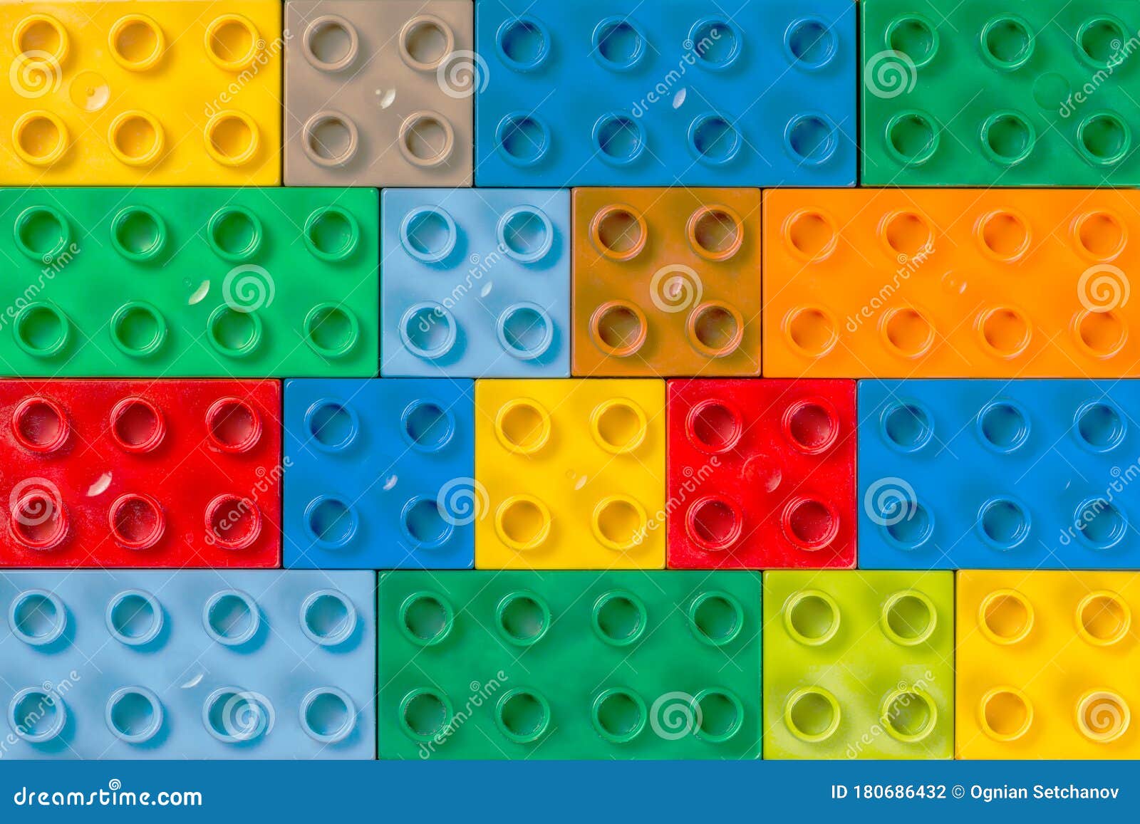 Background of Colorful Building Blocks Stock Photo - Image of material ...