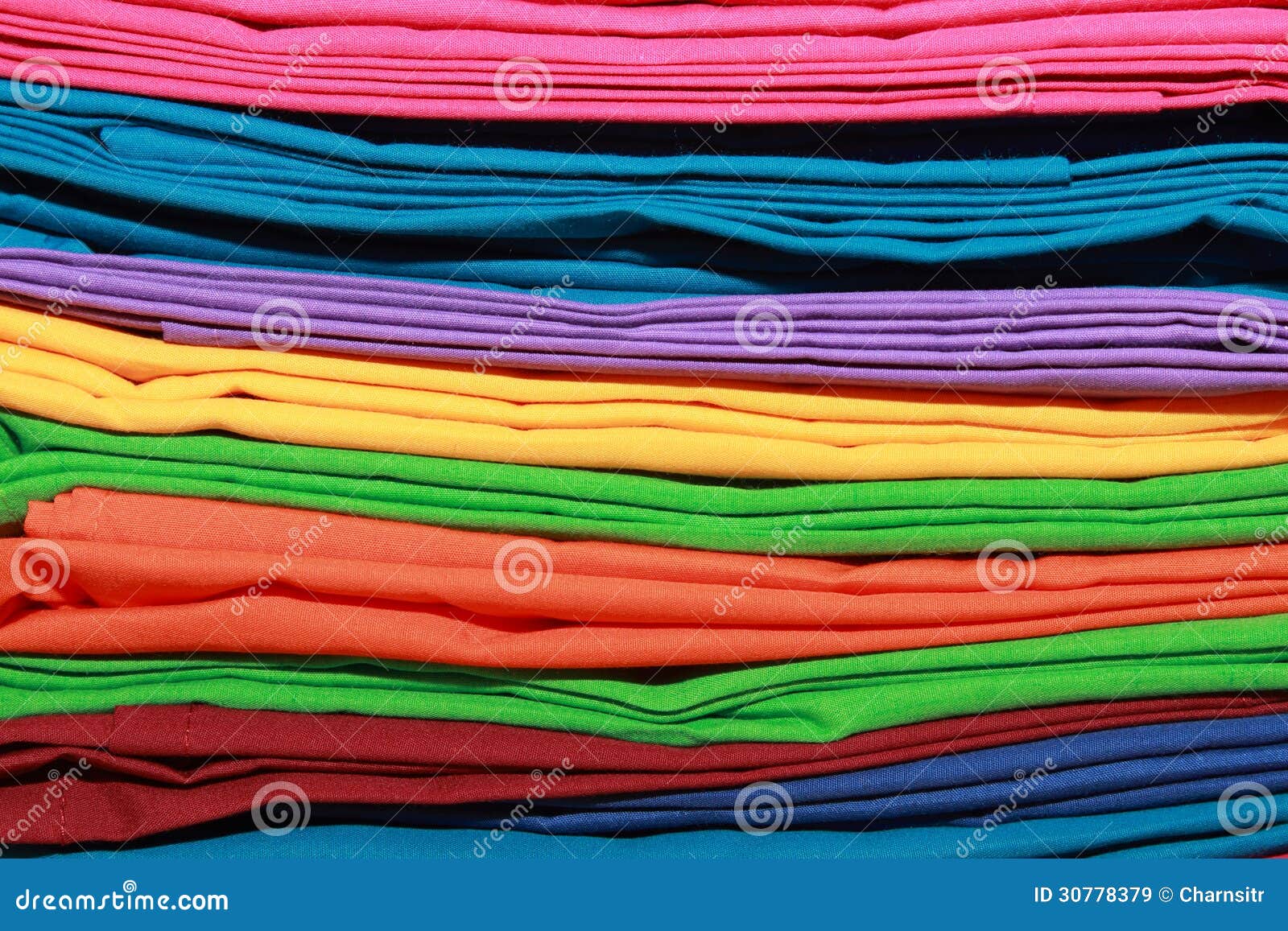 Background of Colorful Clothes Stock Image - Image of concept, design ...