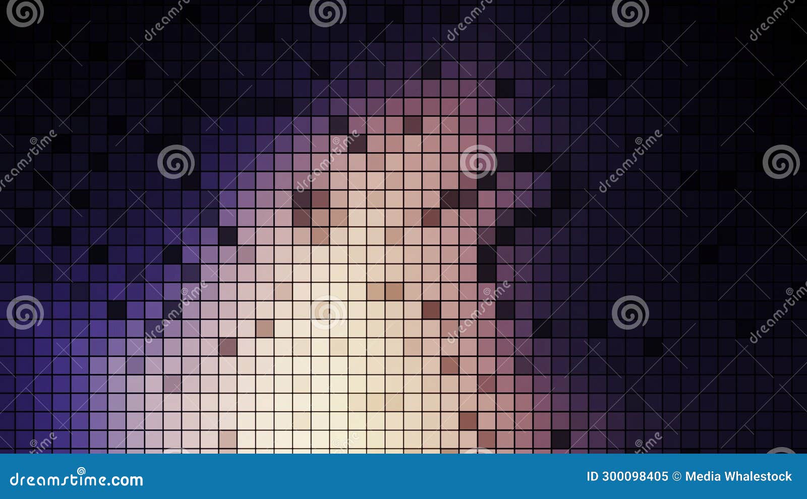 Background with Colorful Distortion Pattern with Pixels. Motion. Pixel ...