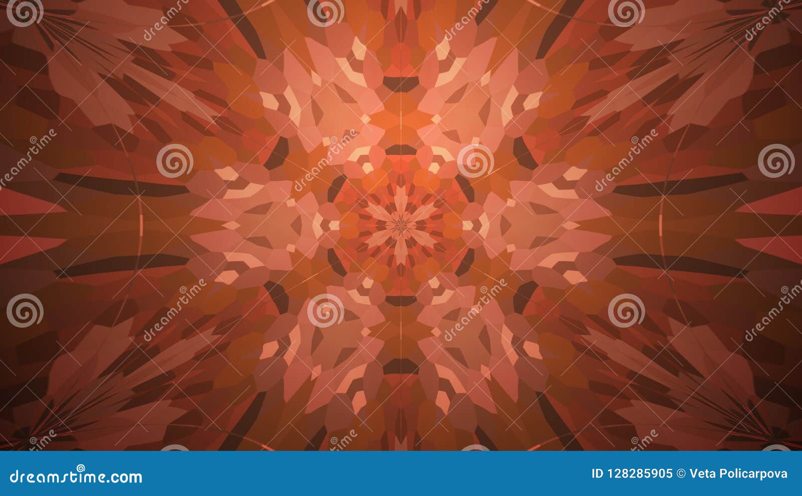 Background with a Colorful, Diverse Cyclic Pattern. Stock Illustration ...