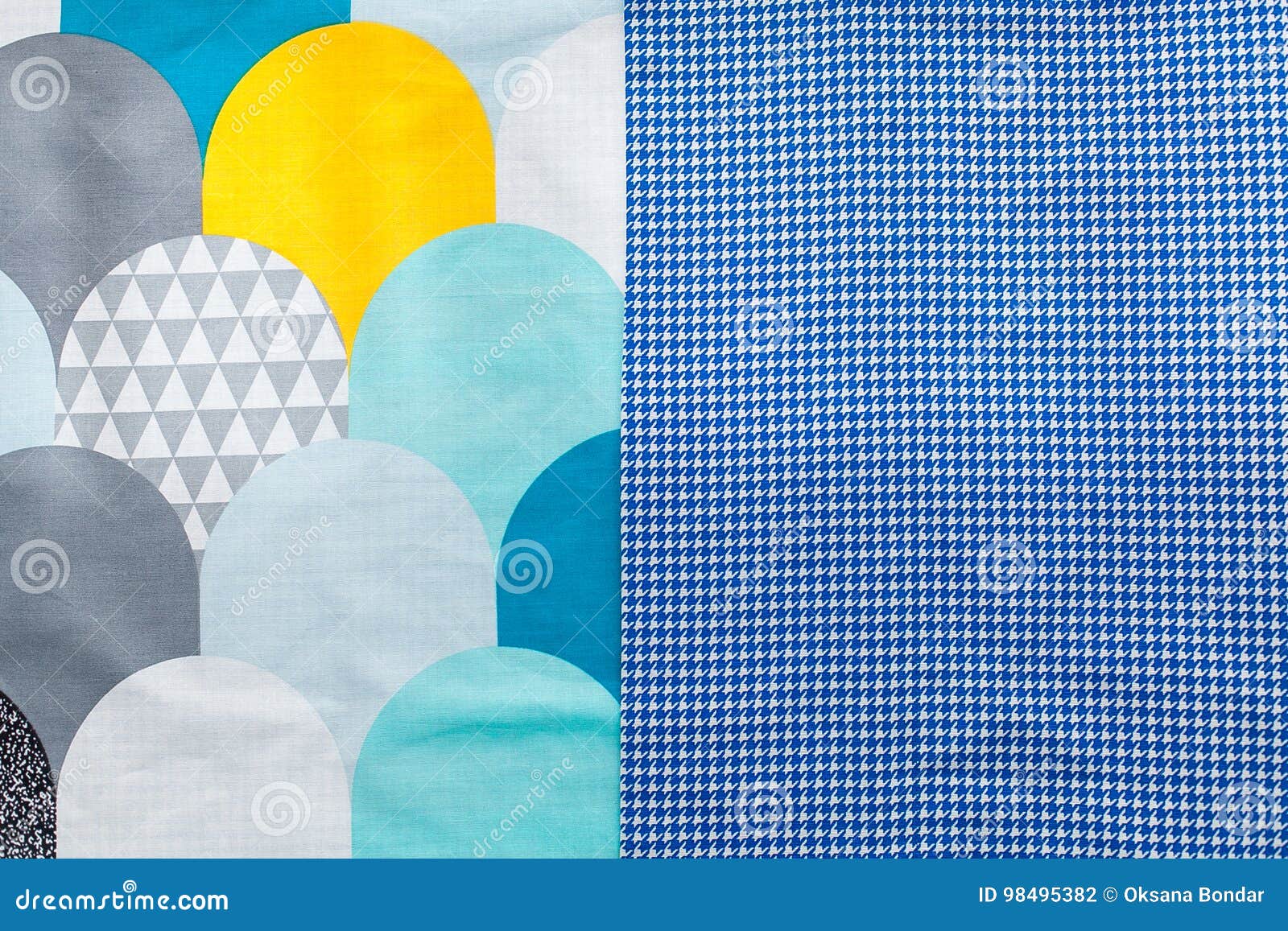 Background of Colorful Fabrics Half Screen Stock Photo - Image of ...