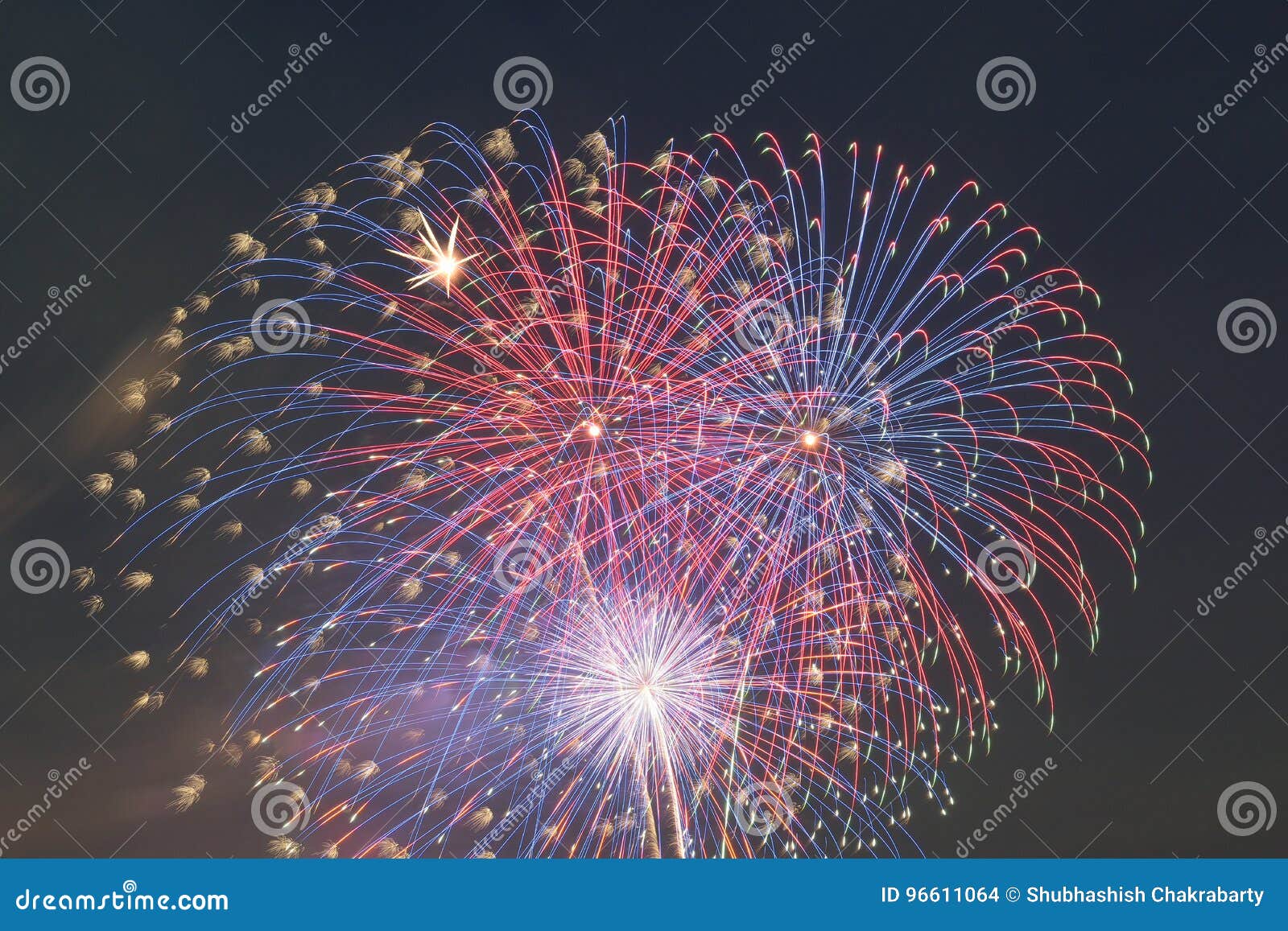 Background Colorful Fireworks Display Stock Photo - Image of event ...