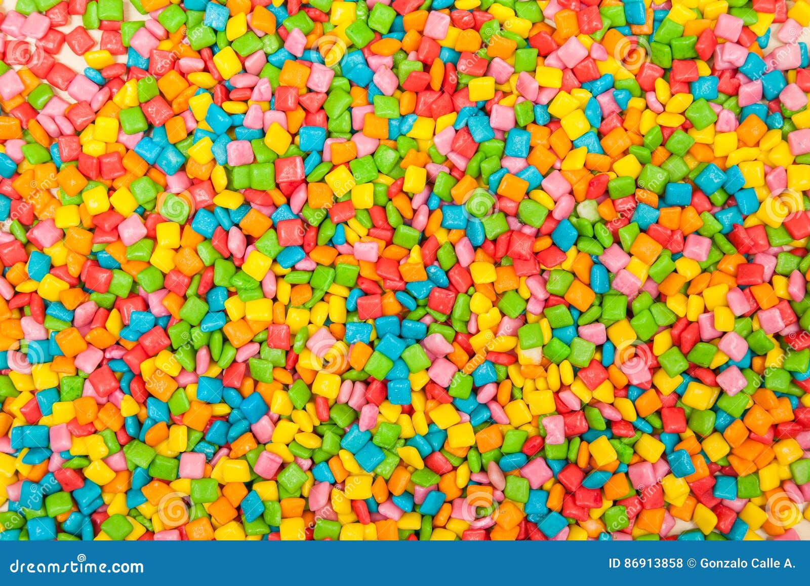 Background of Colorful Mini Chewing Gums Stock Photo - Image of eating ...
