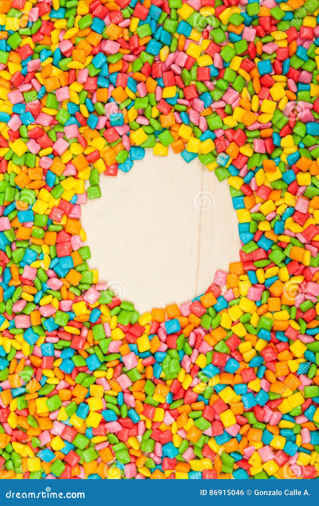 Background of Colorful Mini Chewing Gums Stock Photo - Image of shiny ...