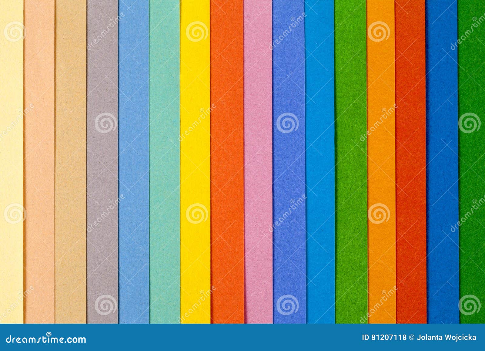 Background of Colorful Paper Parallel Vertical Stripes Stock Photo ...