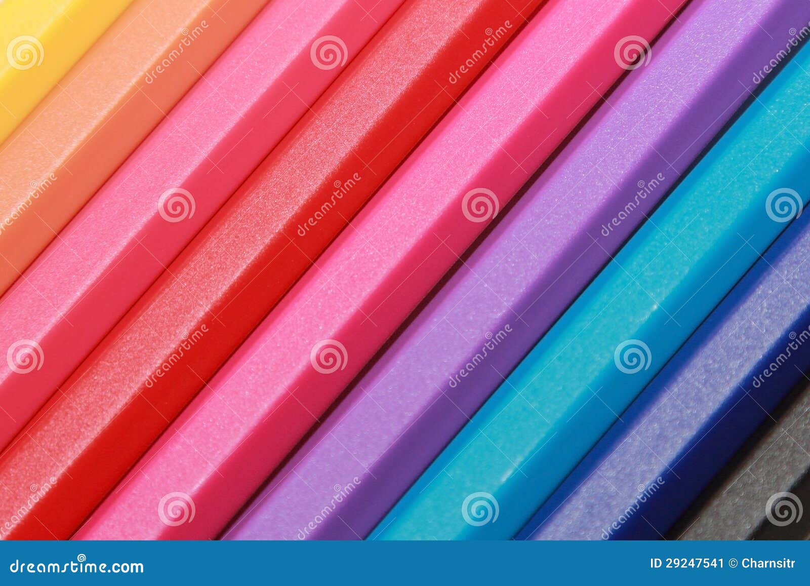 Background of the Colorful Pens Stock Image - Image of bright, mark ...