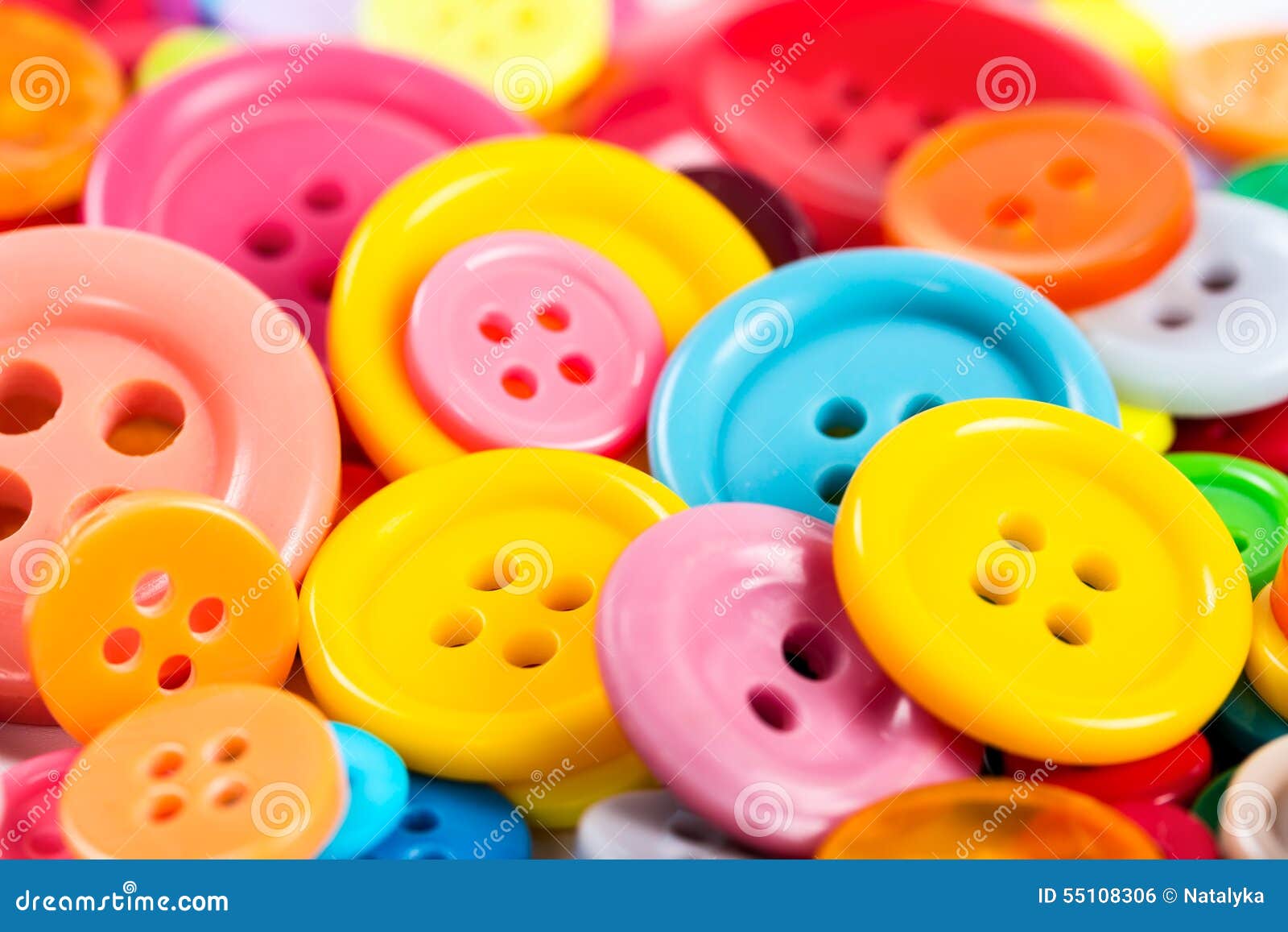 Background from of Colorful Round Buttons Stock Photo - Image of ...