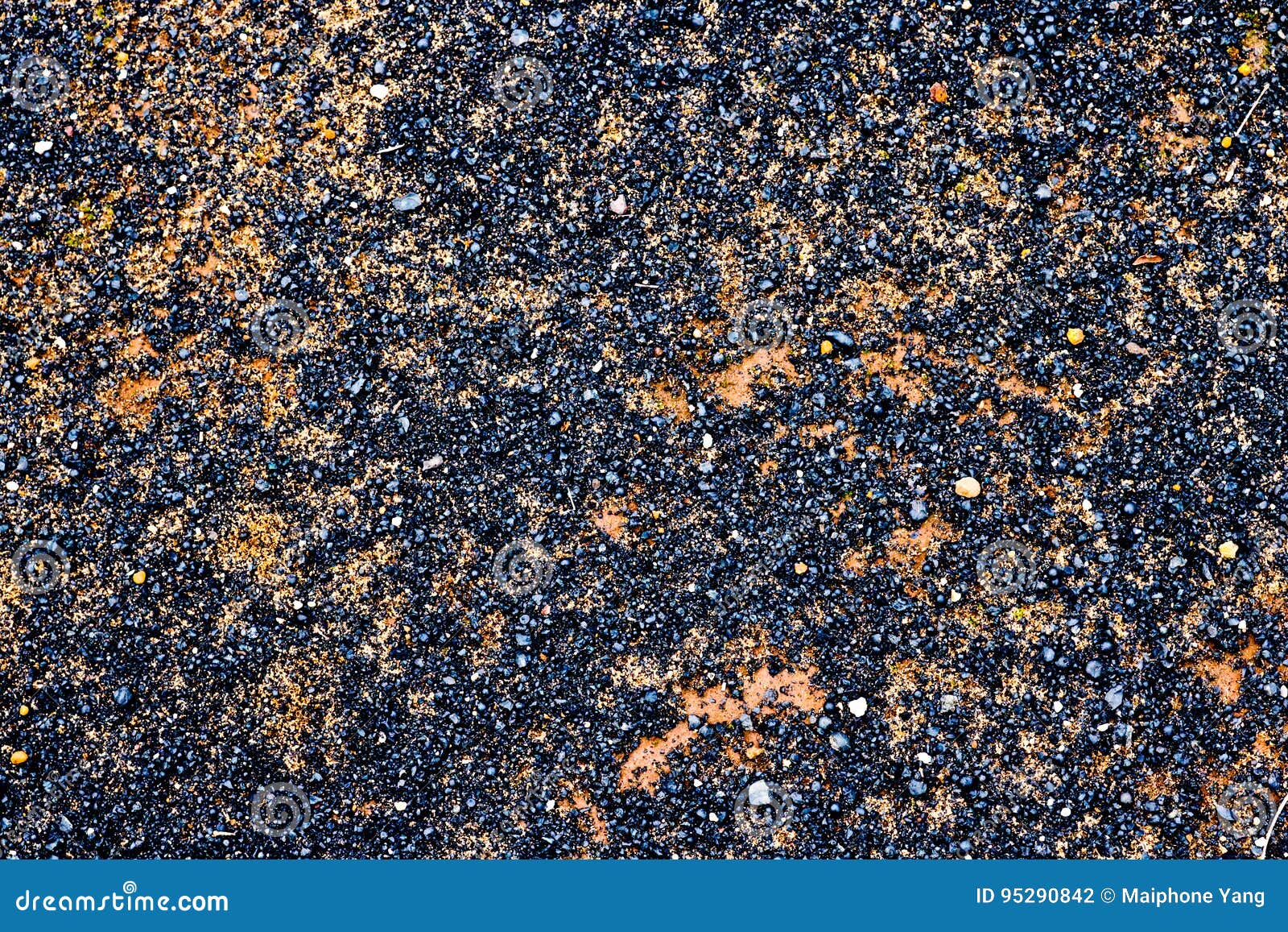 Background of Colorful Small Stones on a Ground Stock Photo - Image of ...