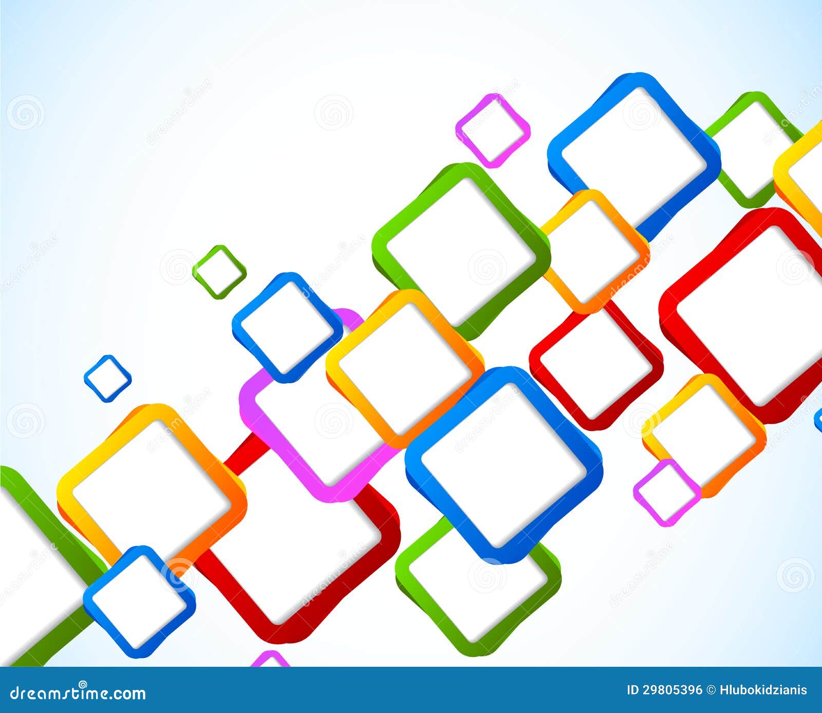 Background with Colorful Squares Stock Vector - Illustration of ...
