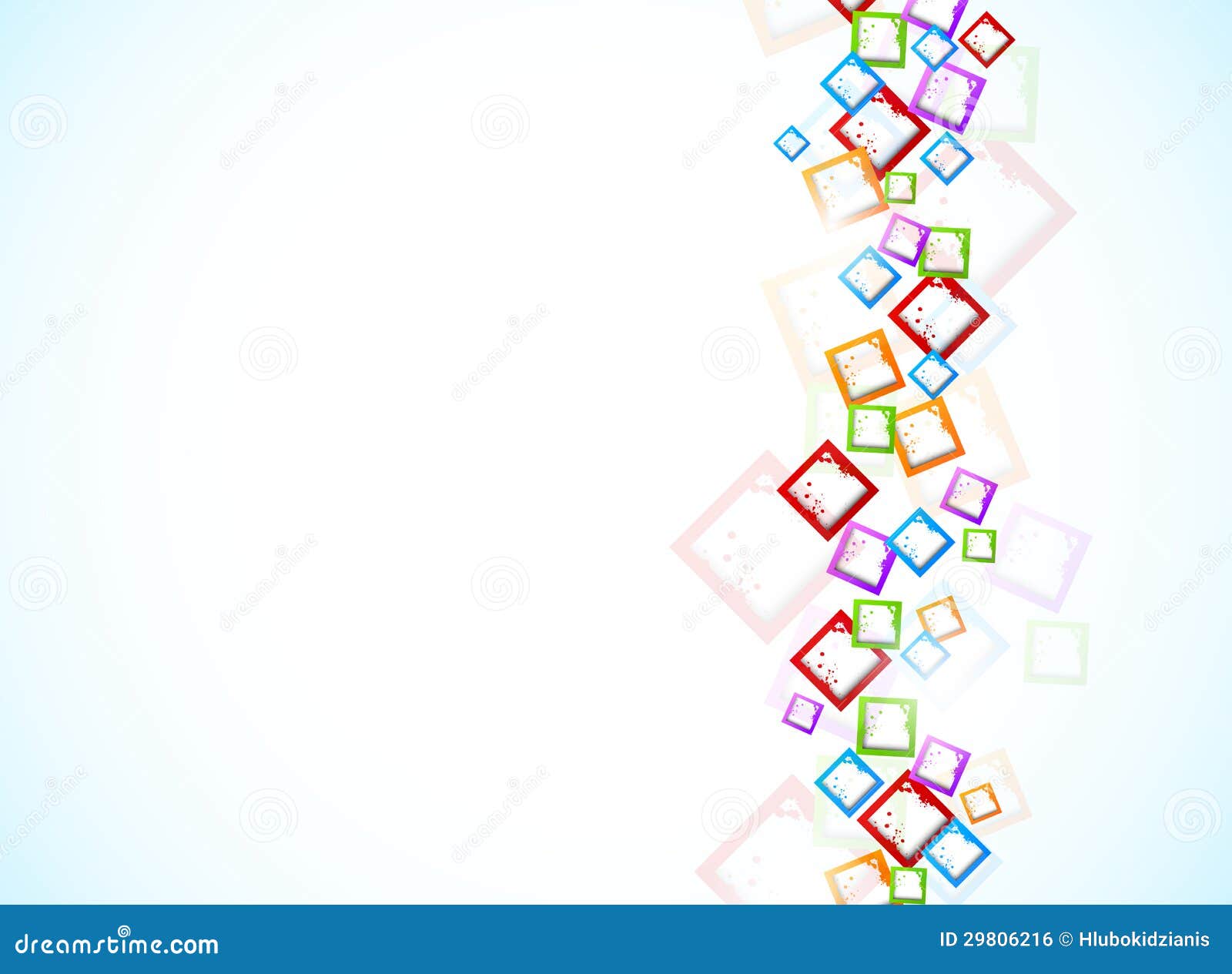 Background with Colorful Squares Stock Vector - Illustration of ...