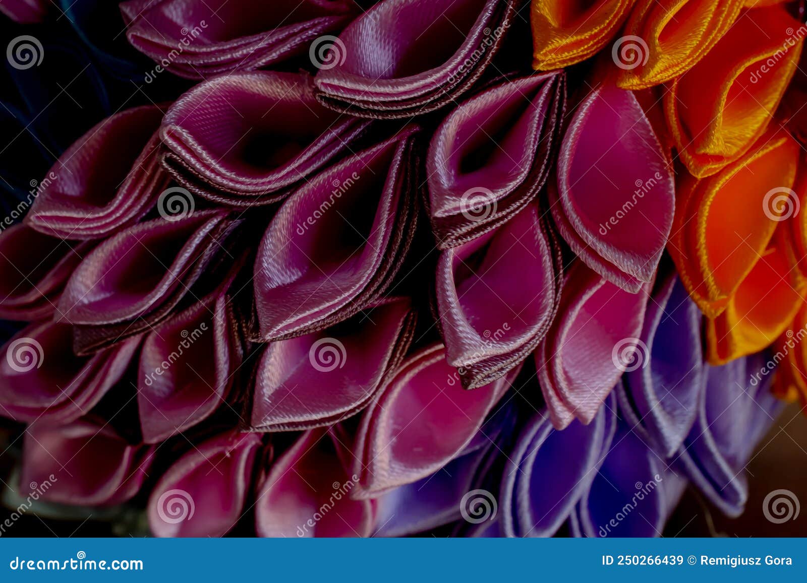 Background with Colorful Teardrop Leaves Stock Image - Image of textile ...