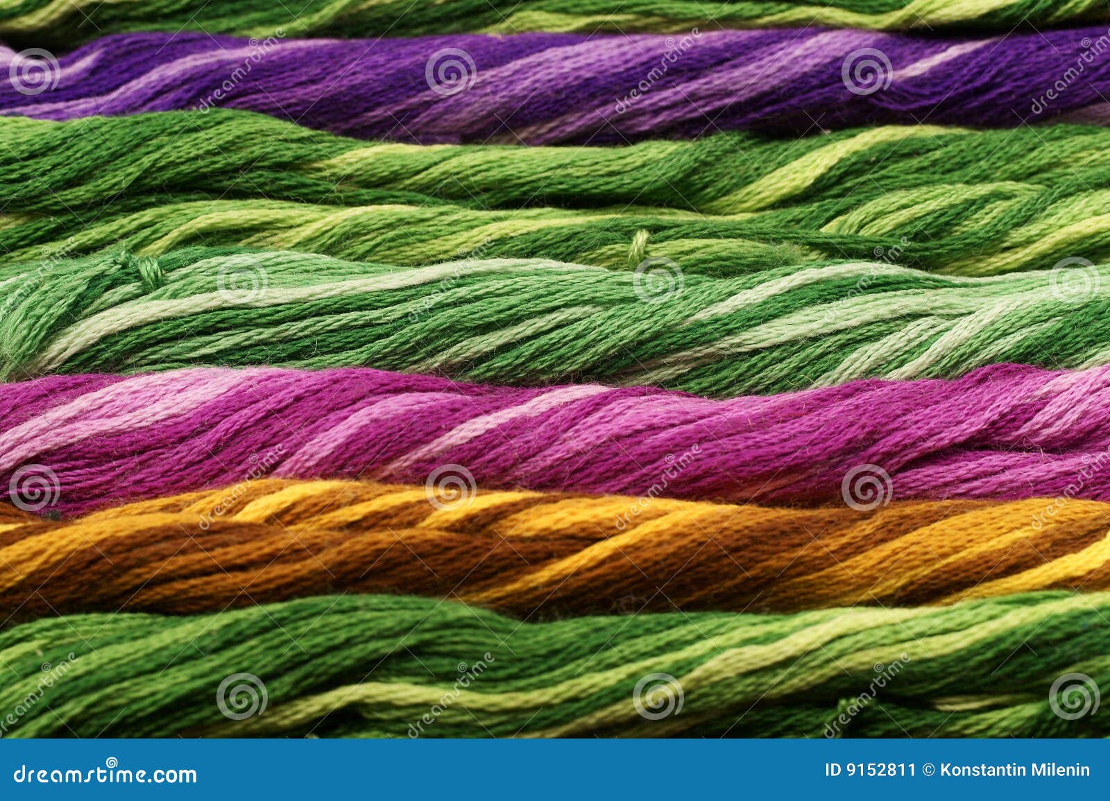 Background of Colour Threads Stock Image - Image of embroidery ...