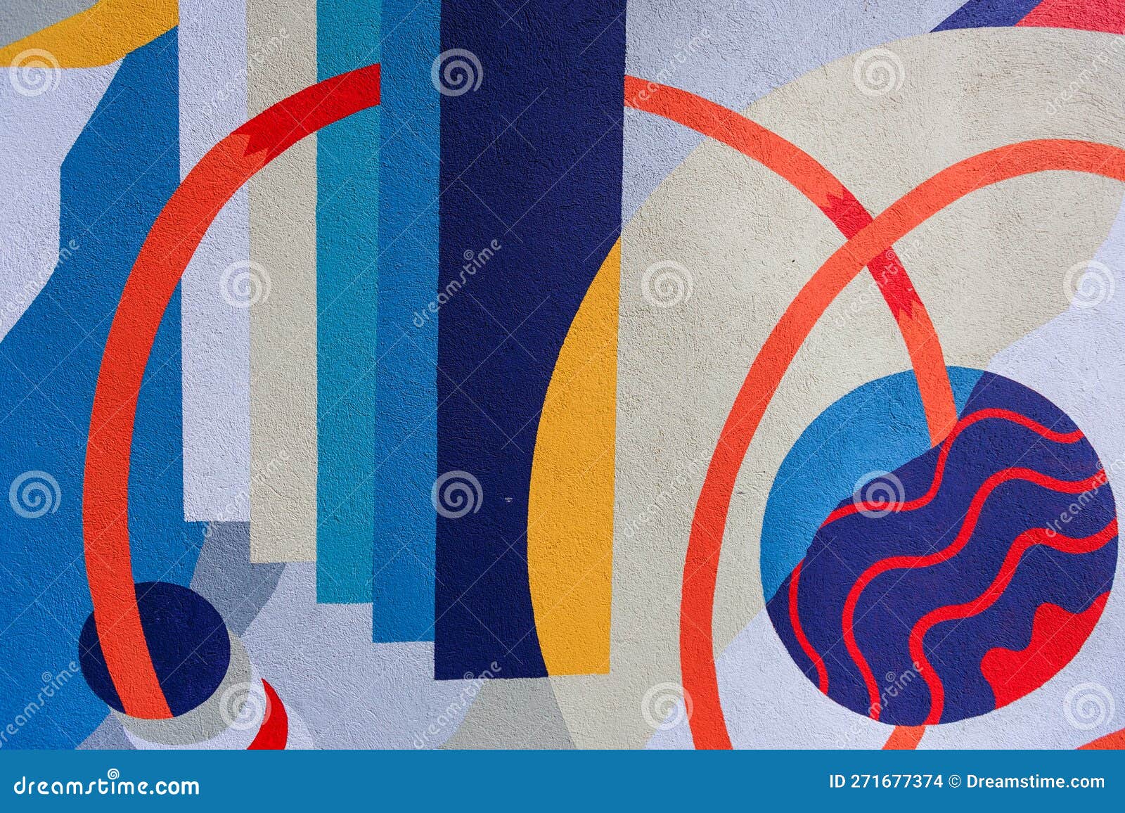 Background with Coloured Geometric Shapes. Pattern Different Geometric ...