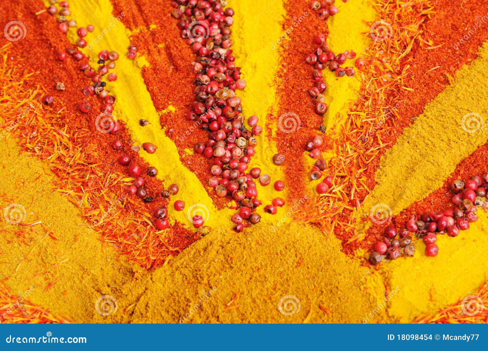 Abstract Texture Of Spices