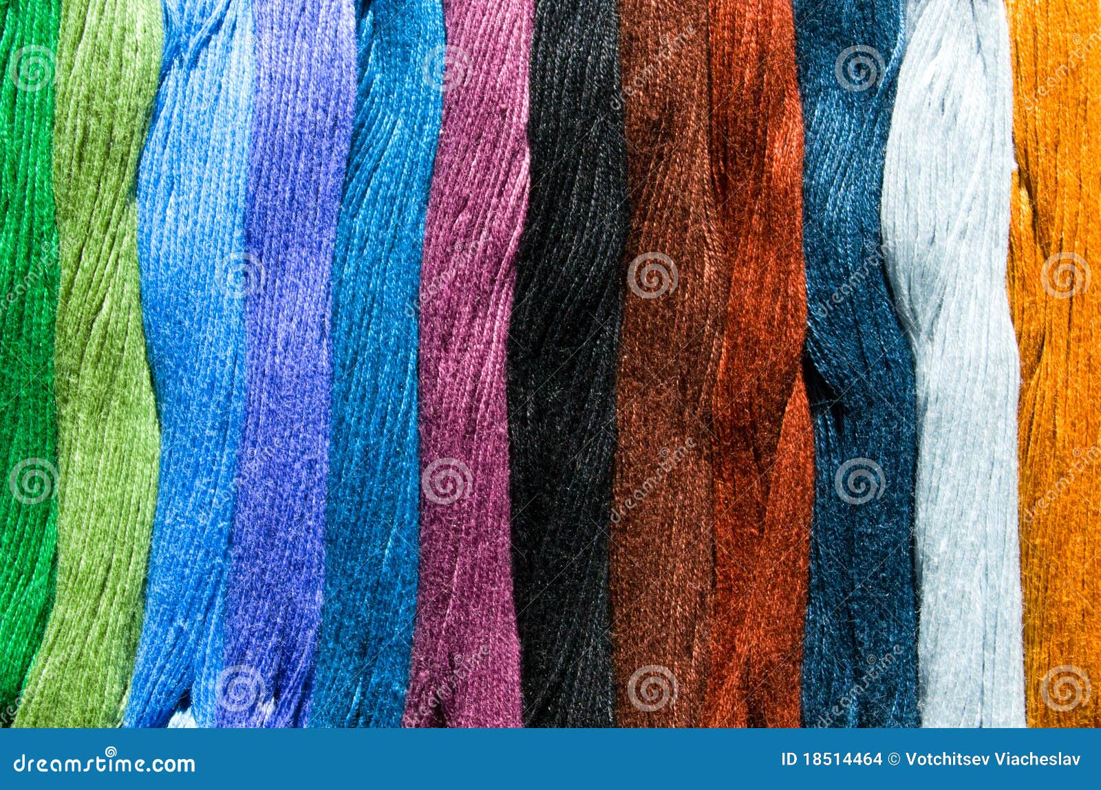 Background From Colourful Threads Stock Photo - Image of knitting ...