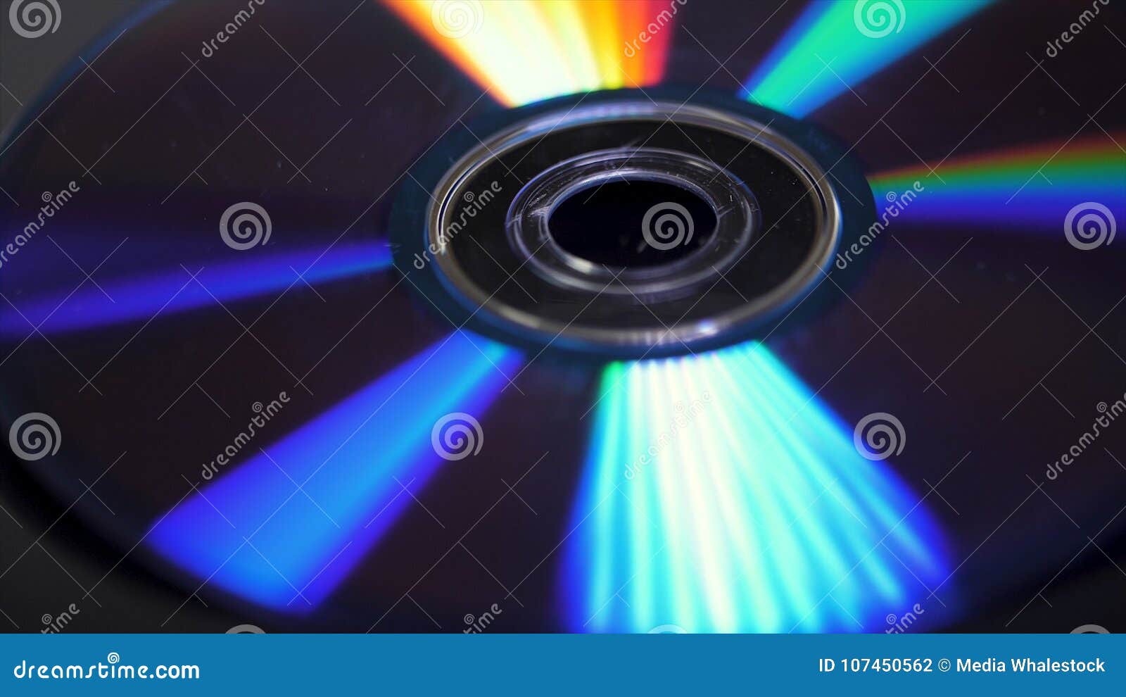 Background of Compact Disks or Dvds. Glare of Light on the Disk DVD ...