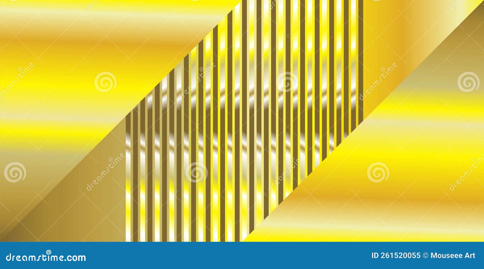 Gold Color Background with Irregular Circle Lines Stock Illustration ...