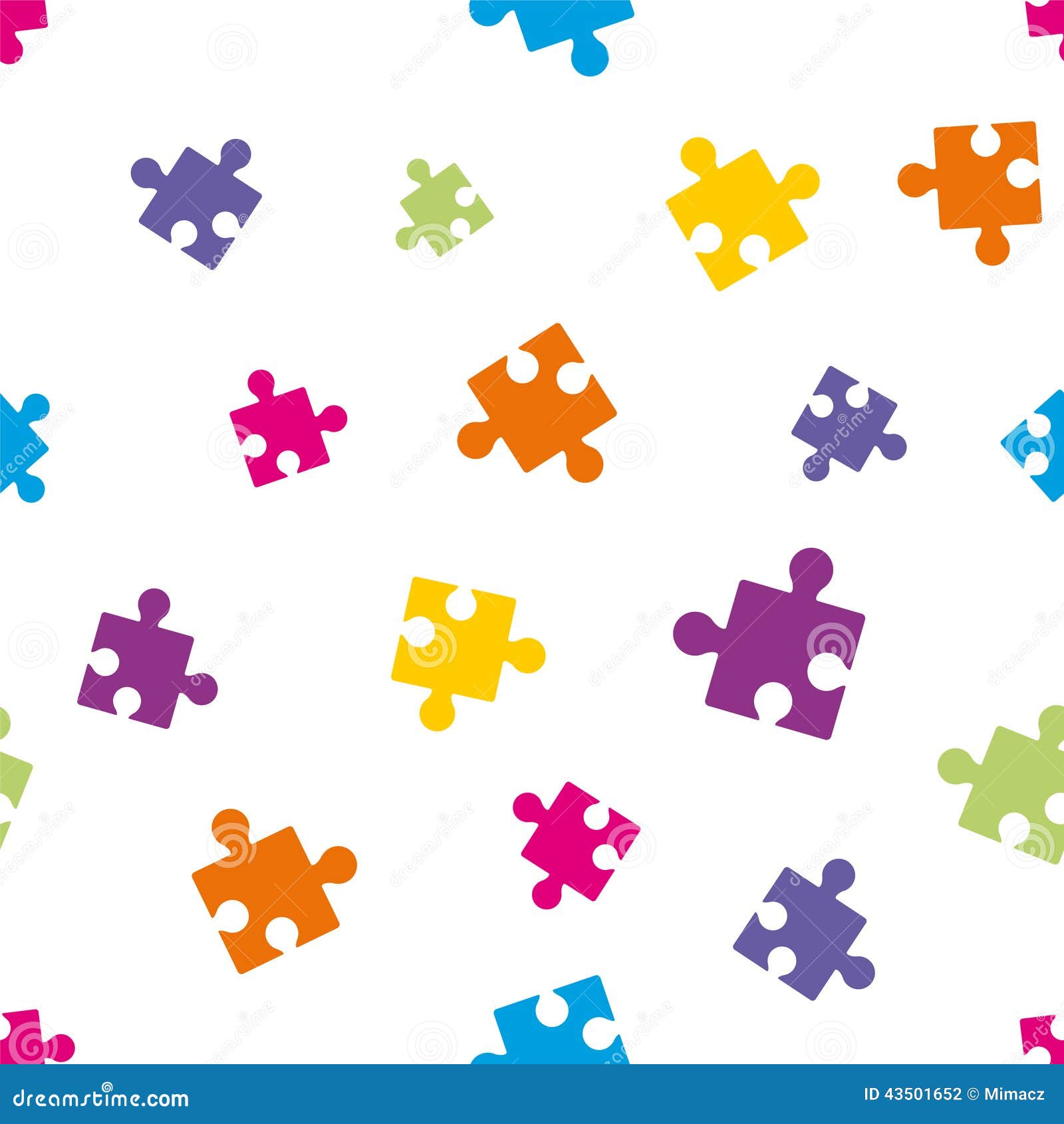 Background Composed of Puzzle Pieces Stock Vector - Illustration of ...