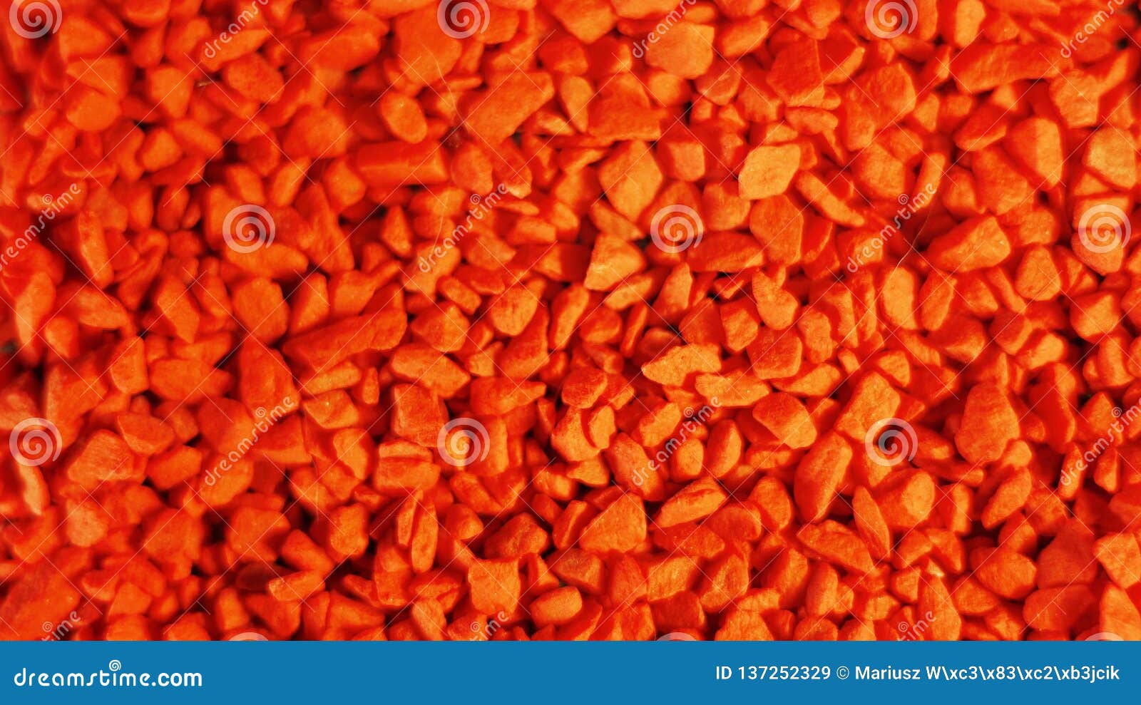 Background Composed of Small Orange Pebbles Stock Image - Image of ...