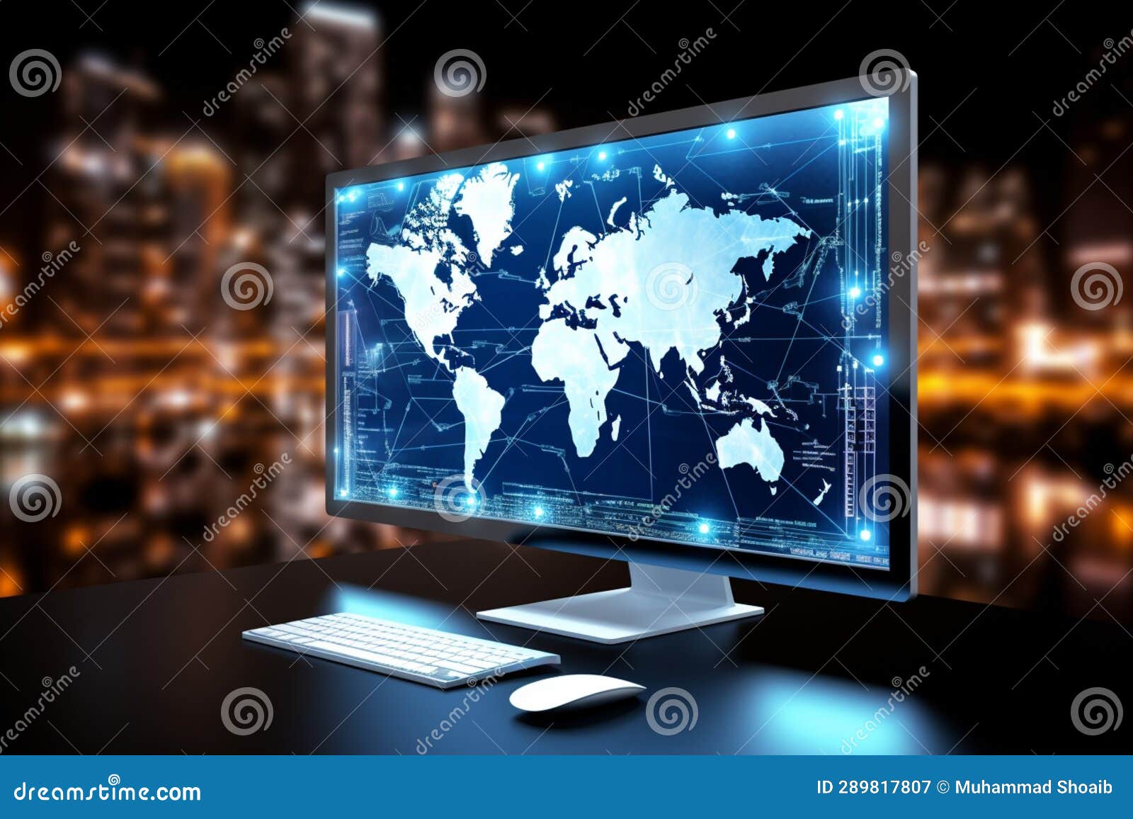 A Background on the Computer Screen Features Network Connection ...