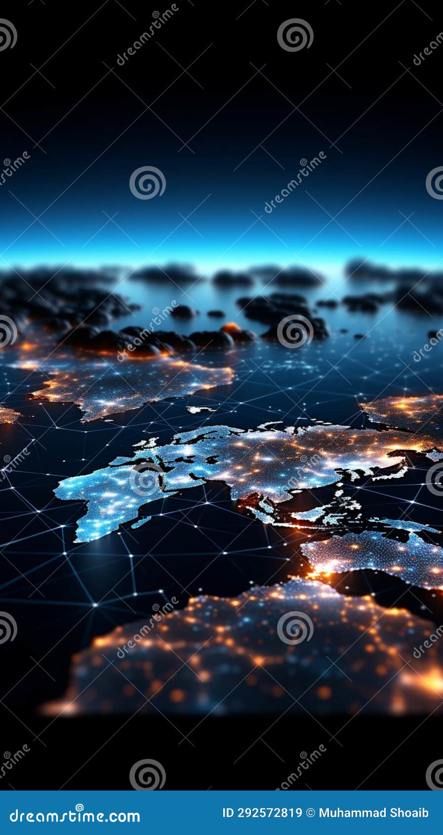 A Background On The Computer Screen Features Network Connection ...