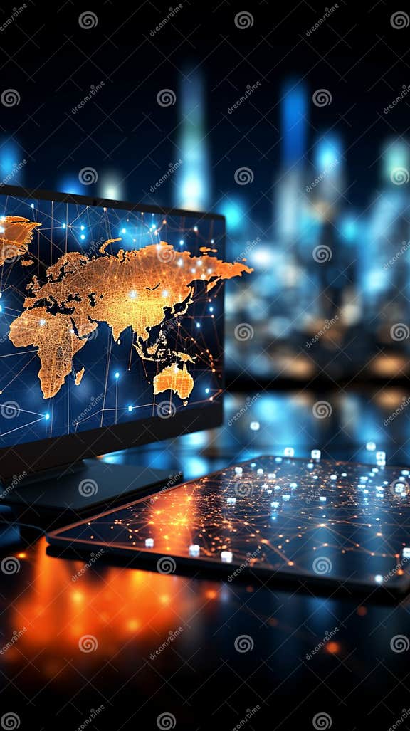 A Background on the Computer Screen Features Network Connection ...