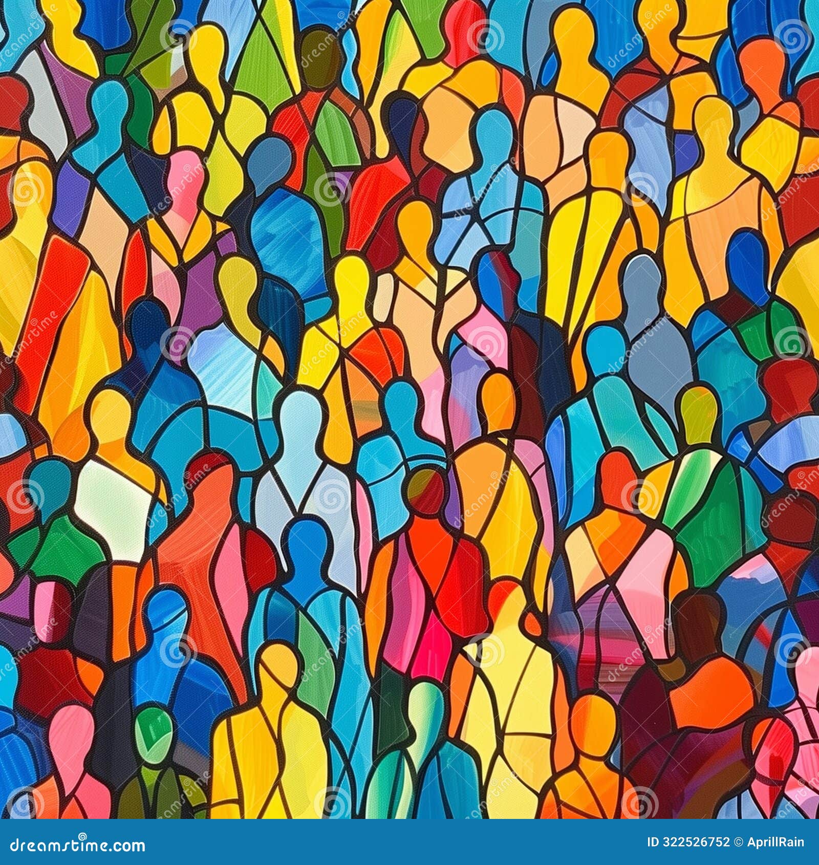 Background with the Concept of Empathy and Racial Equality. the Unity ...