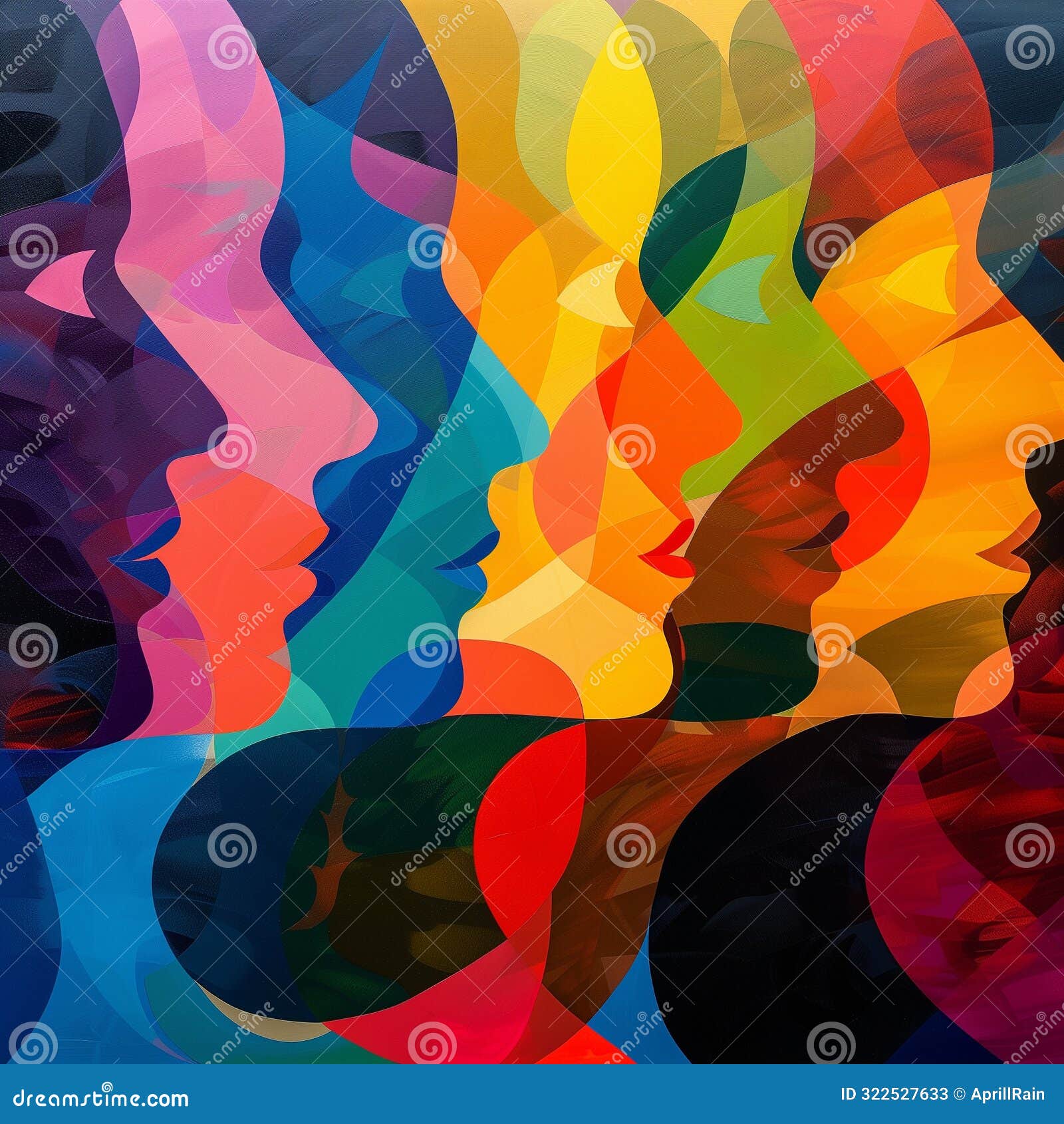 Background with the Concept of Empathy and Racial Equality. the Unity ...