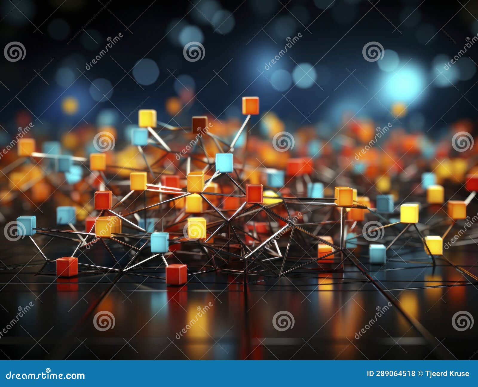 Background Conceptual Image with Social Connection Lines on Dark ...