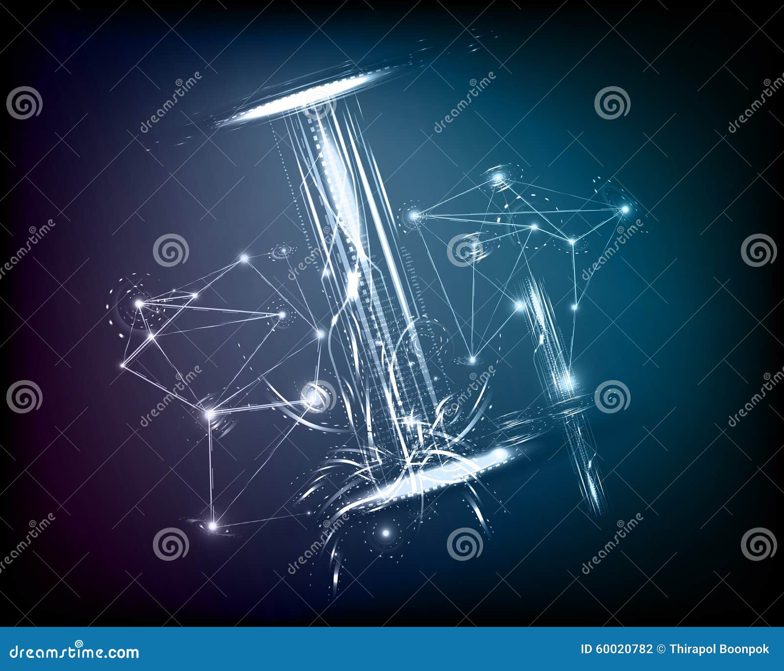 Background Conceptual Technology Space Galaxy Vector Stock Vector ...