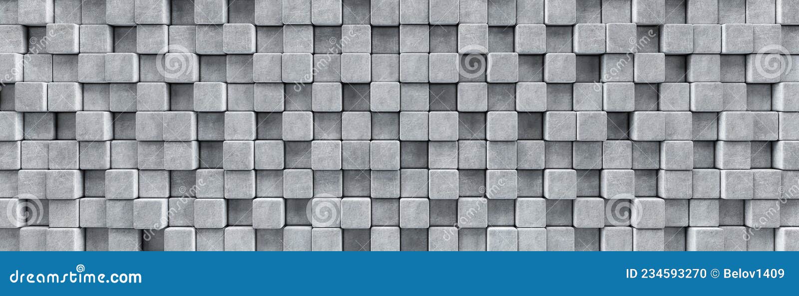 Background from Concrete Blocks. Web Banner Stock Illustration ...