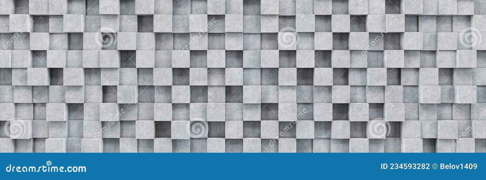 Background from Concrete Blocks. Web Banner Stock Illustration ...