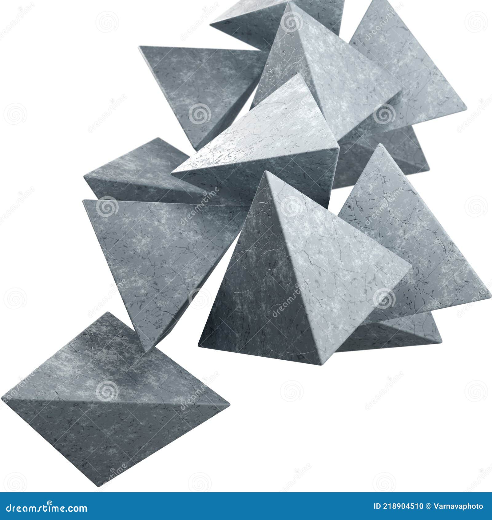 Background Concrete Triangular Shapes Abstract. 3d Render Stock ...
