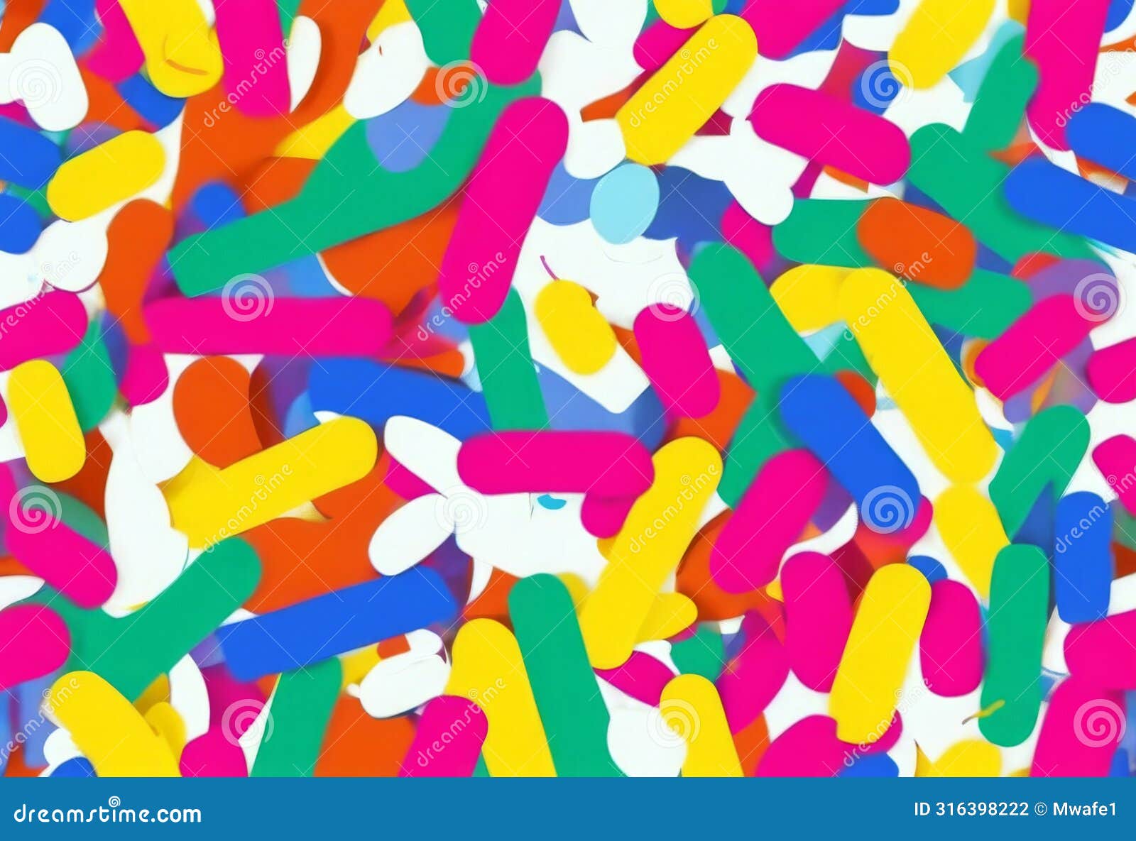 Less Background Confetti Creative Doodle Minimalist Fun Pattern ...